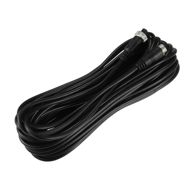 Unique Bargains 4 Pin 32.81ft Backup Camera Cable Aviation Extension ...