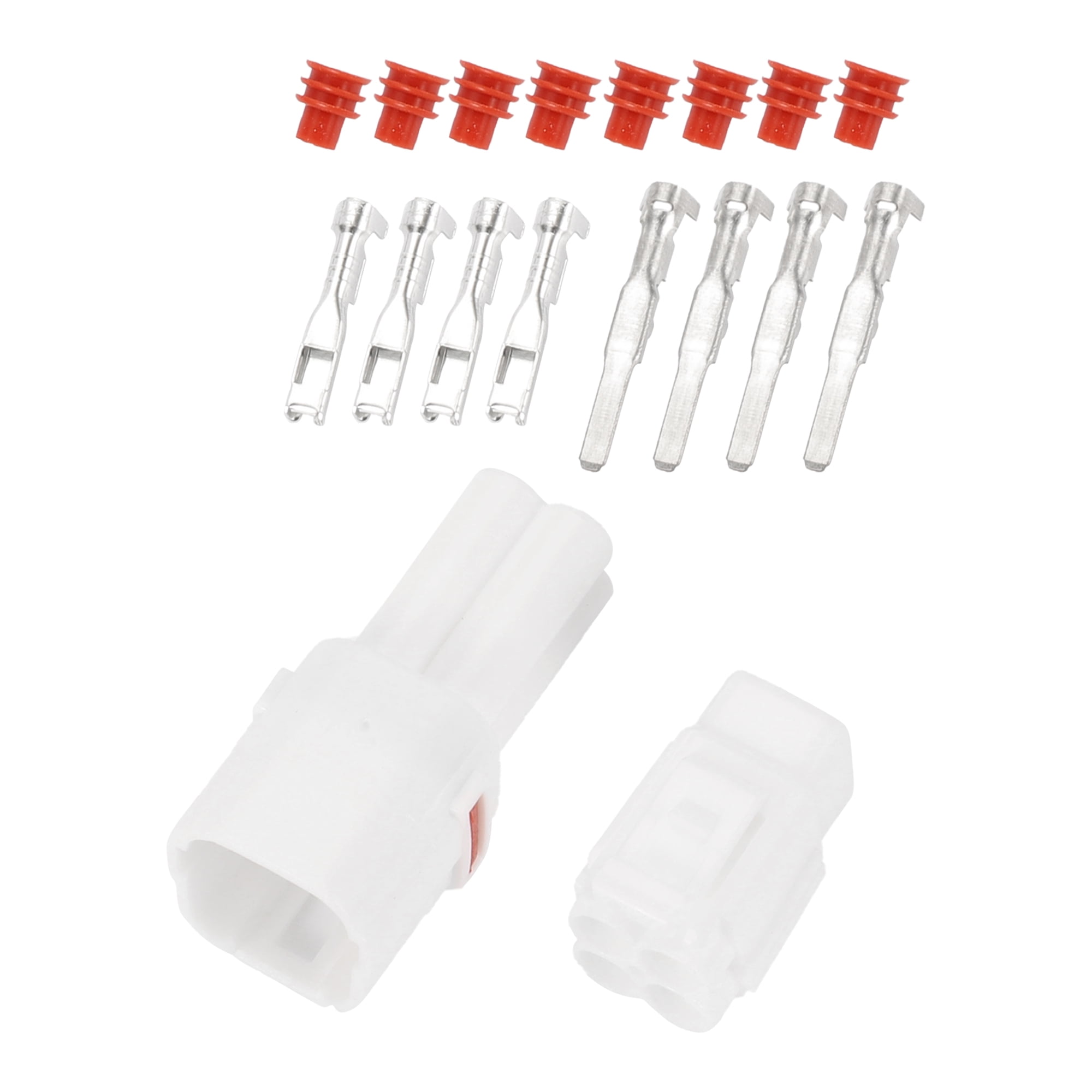 Unique Bargains 4 Pin Daytime Running Light Harness Connector Plug for ...