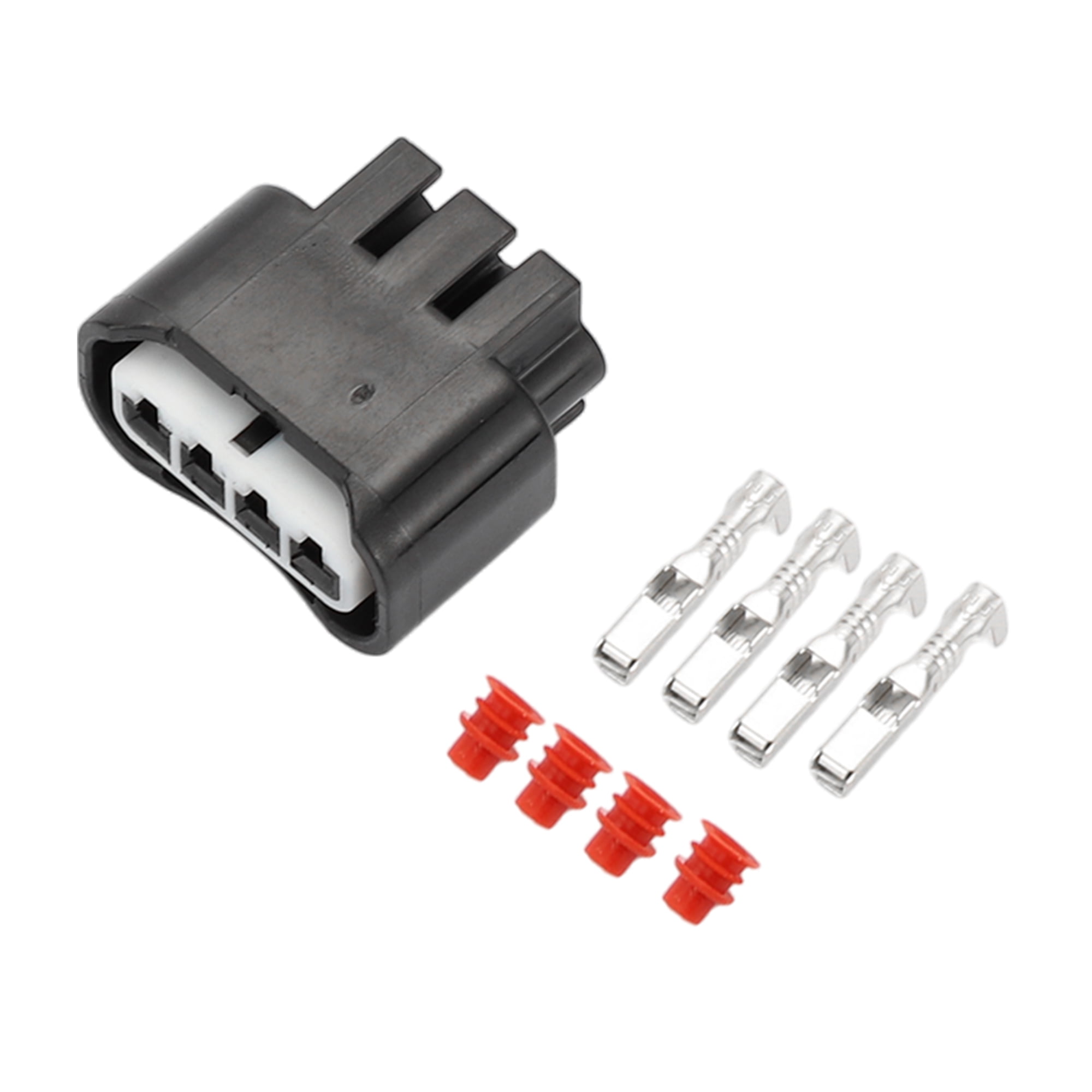 Unique Bargains 4 Pin Electronic Fan Control Connector Plug Waterproof ...