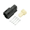 Unique Bargains 4 Pin Headlight Waterproof Connector Plug Female Wire ...