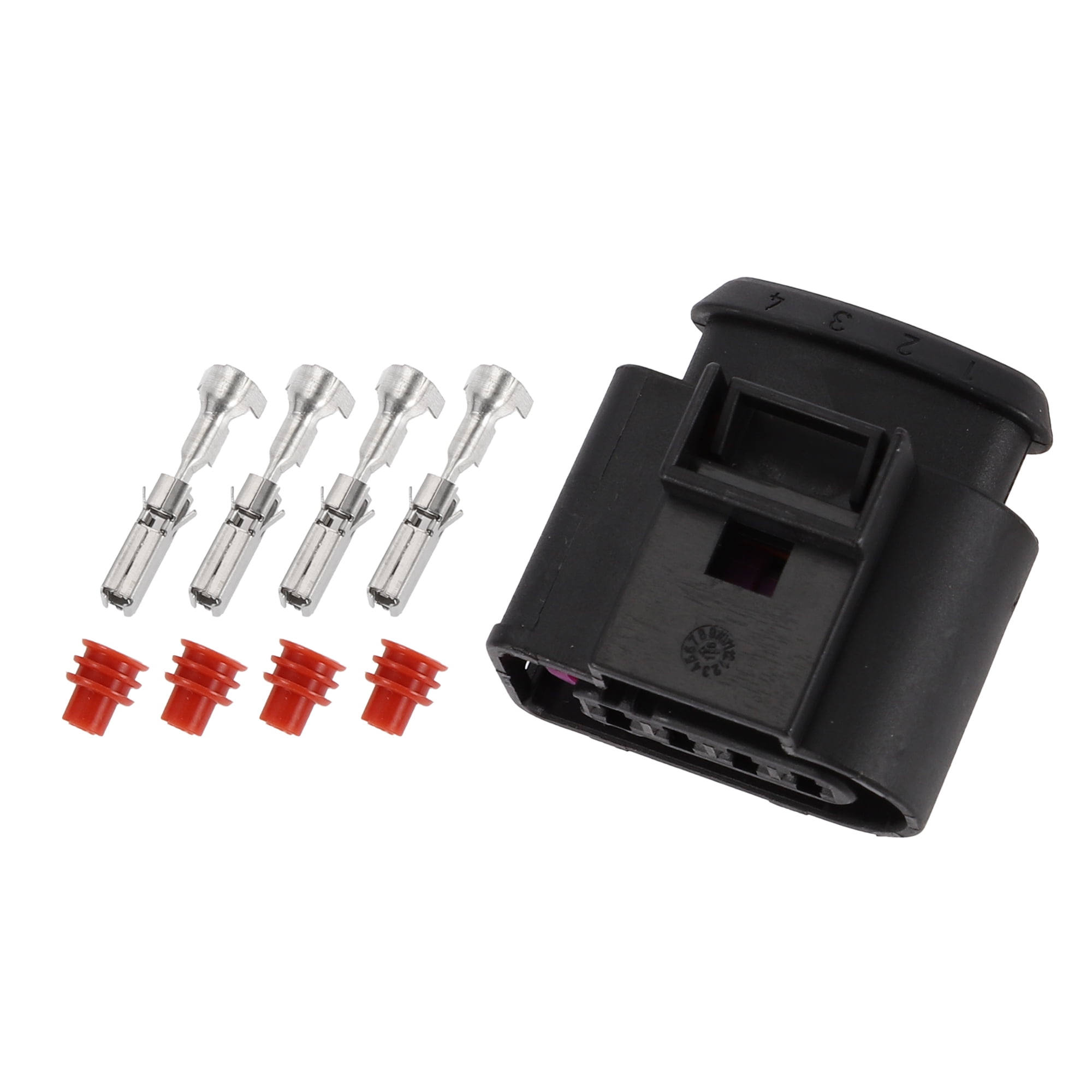 Unique Bargains 4 Pin Ignition Coil Connector Plug Female Wire Terminal ...