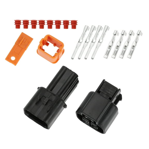 Unique Bargains 16 Pin Headlight Waterproof Connector Plug Male Female ...