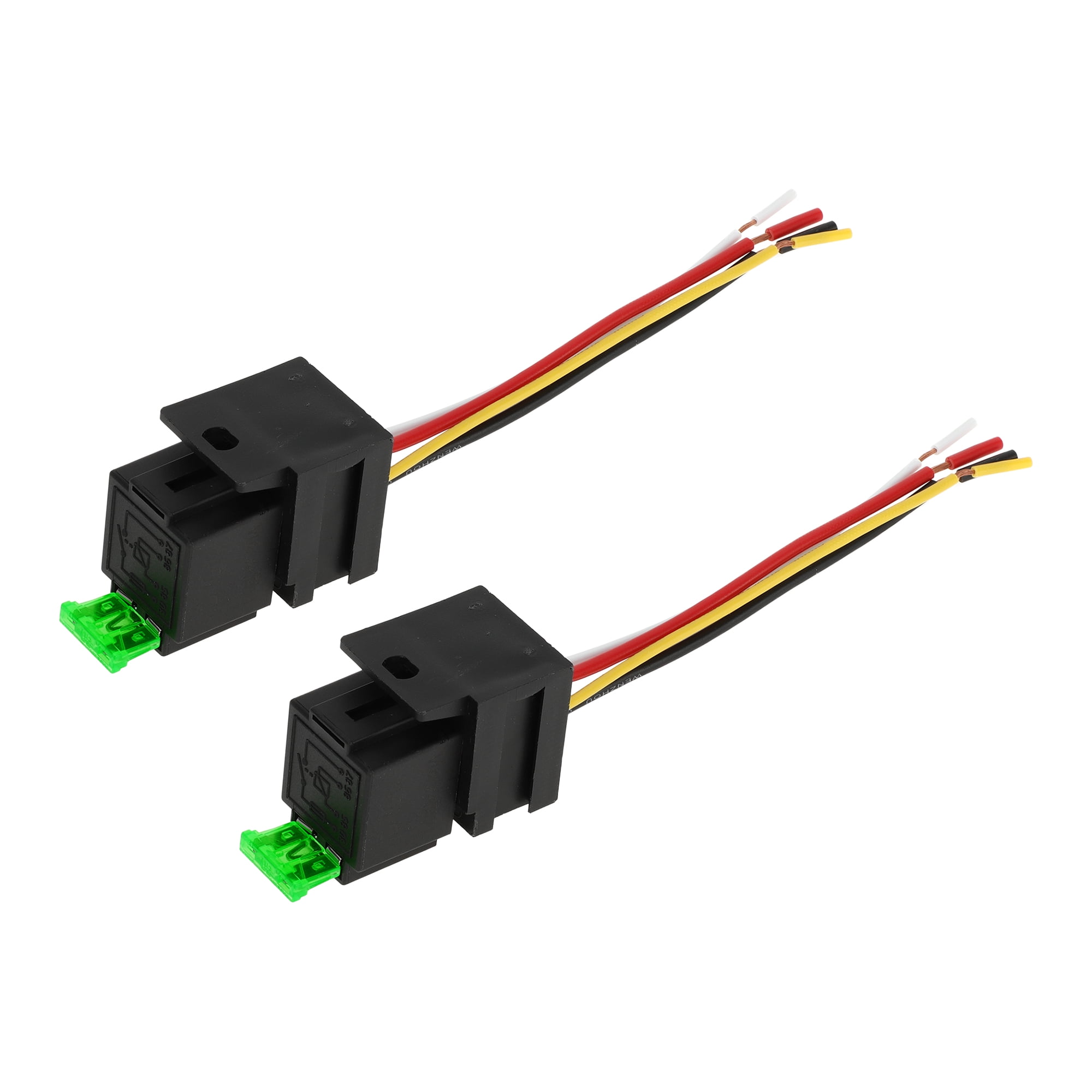Unique Bargains 4 Pins 12V 30A Auto Relay with Harness Sockets ...