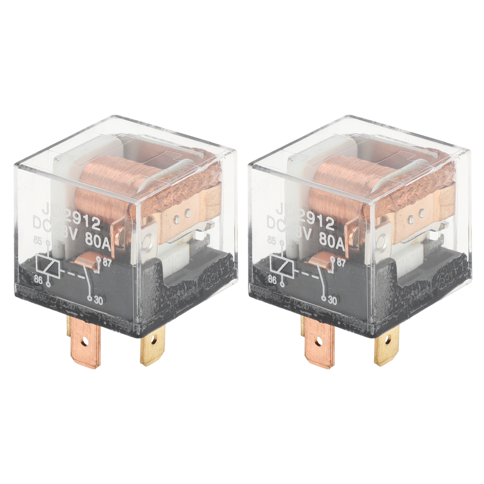 Unique Bargains 4 Pins 48V 80A Auto Relay Multi Purpose Waterproof Car ...