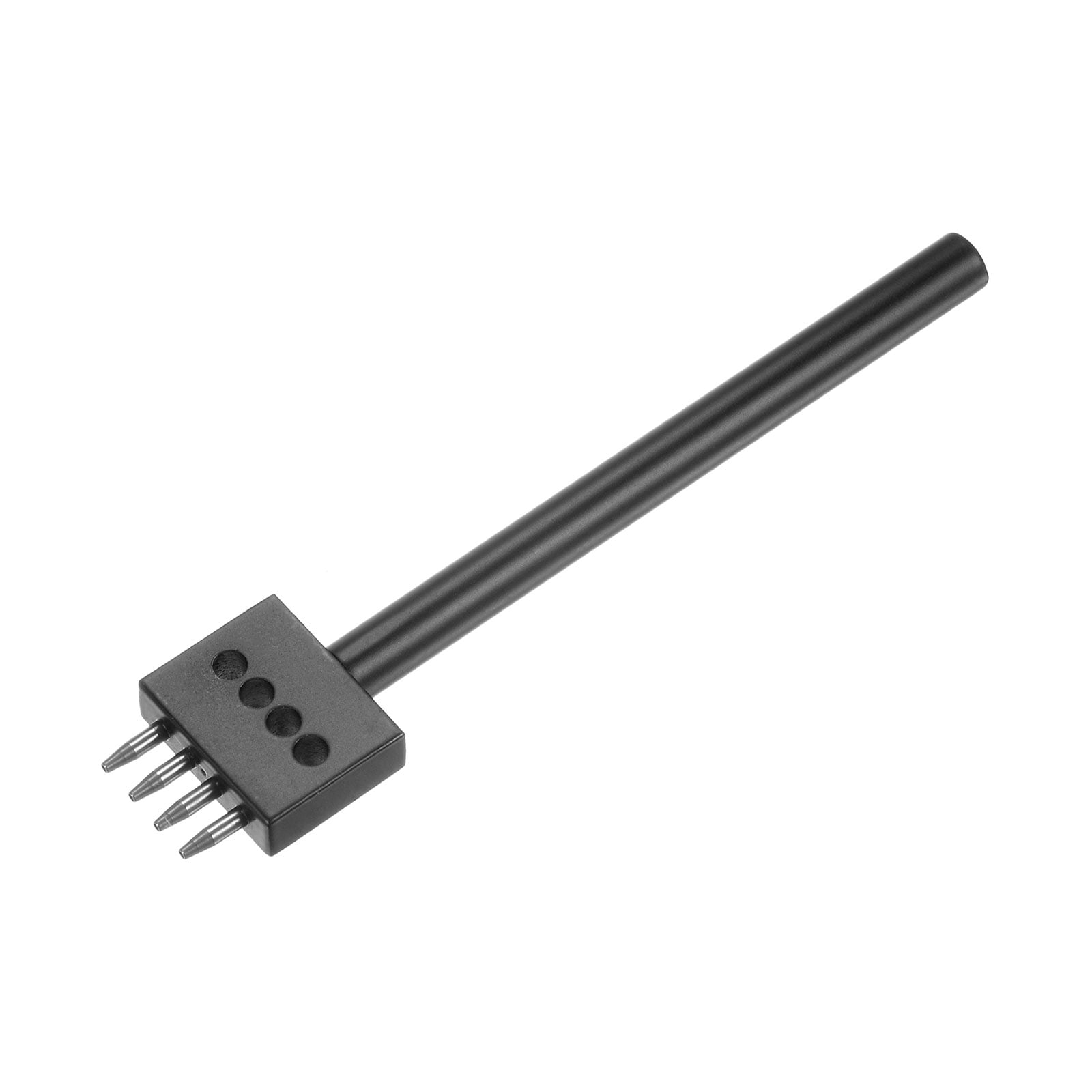 Unique Bargains 4 Prong Leather Prong Punch 5mm Steel Prong Row Round ...