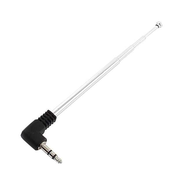 Unique Bargains 4 Sections Aerial 8cm-24.5cm Telescoping Whip Antenna ...