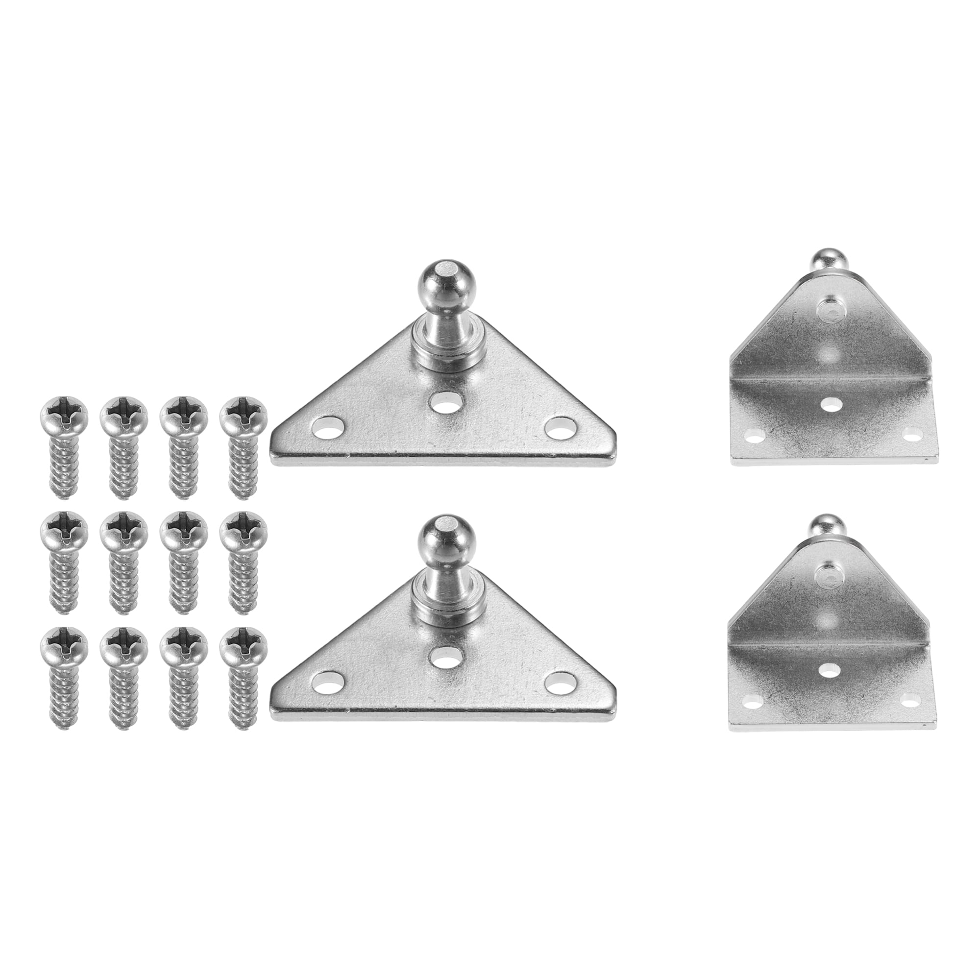 Unique Bargains 4 Set 10mm Ball Studs Mounting Brackets for Gas Strut ...