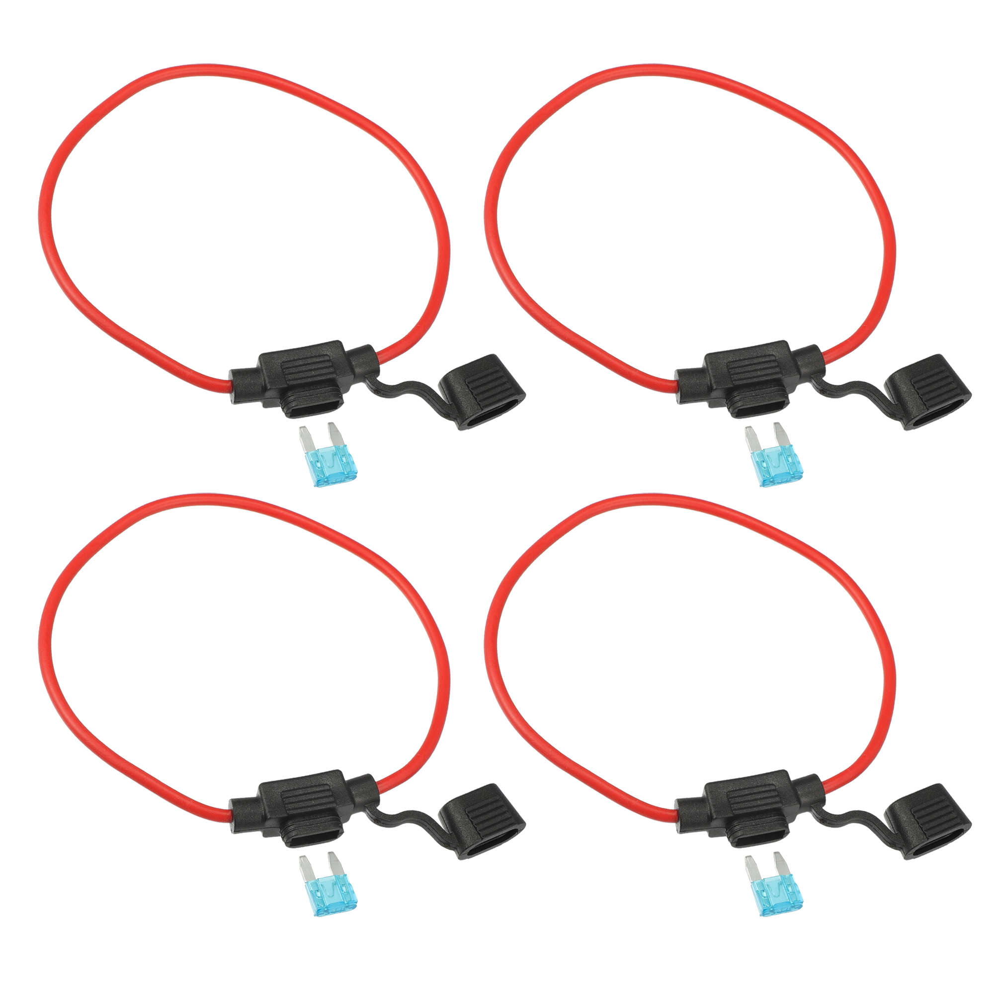 Unique Bargains 4 Set DC 32V 14 Gauge Car in Line Mini Blade Style ...