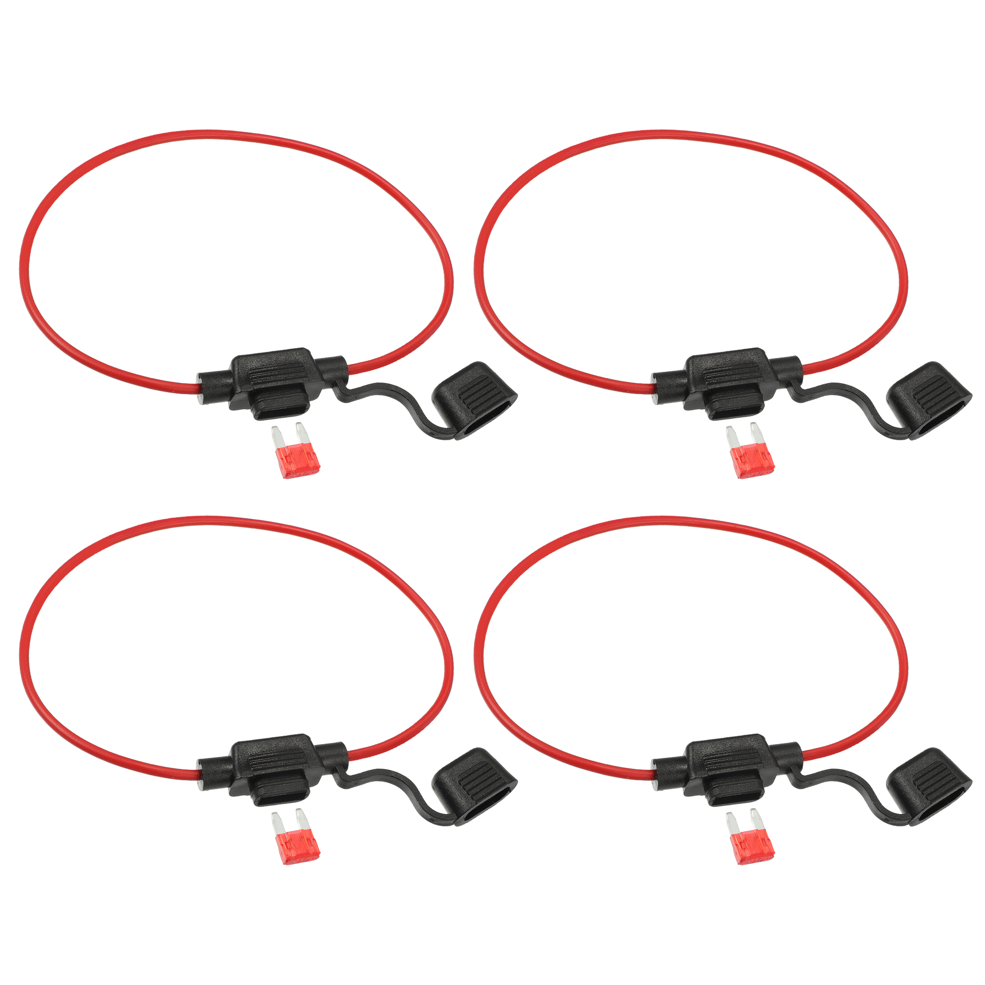 Unique Bargains 4 Set DC 32V 18 Gauge Car in Line Mini Blade Style ...