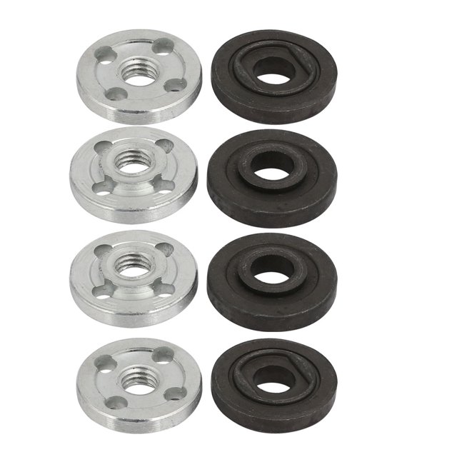 Unique Bargains 4 Sets Inner Outer Flange Nut Spare Parts for GWS6-100 ...