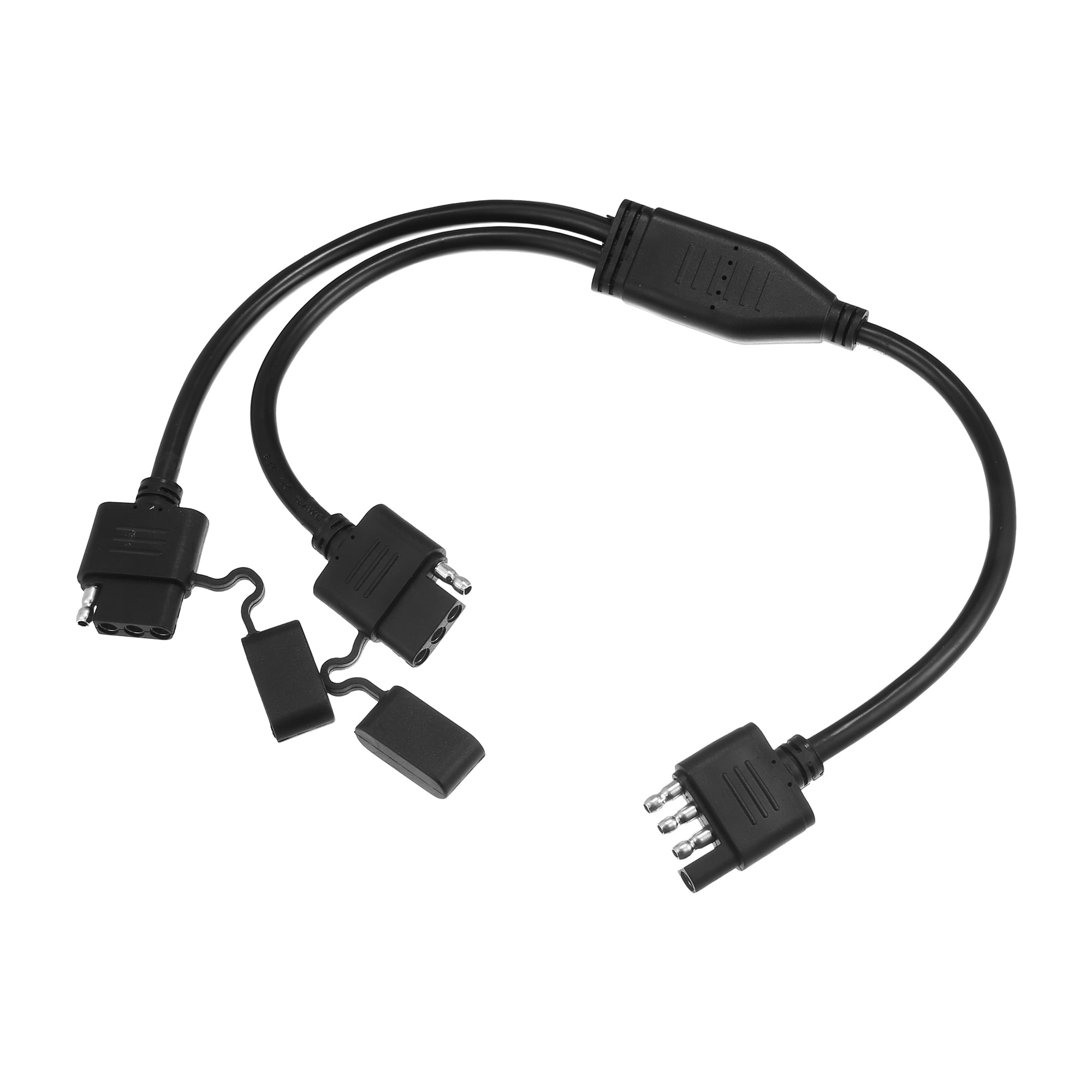 Unique Bargains 4 Ways Y Splitter Harness Cable for LED Trailer Lights ...