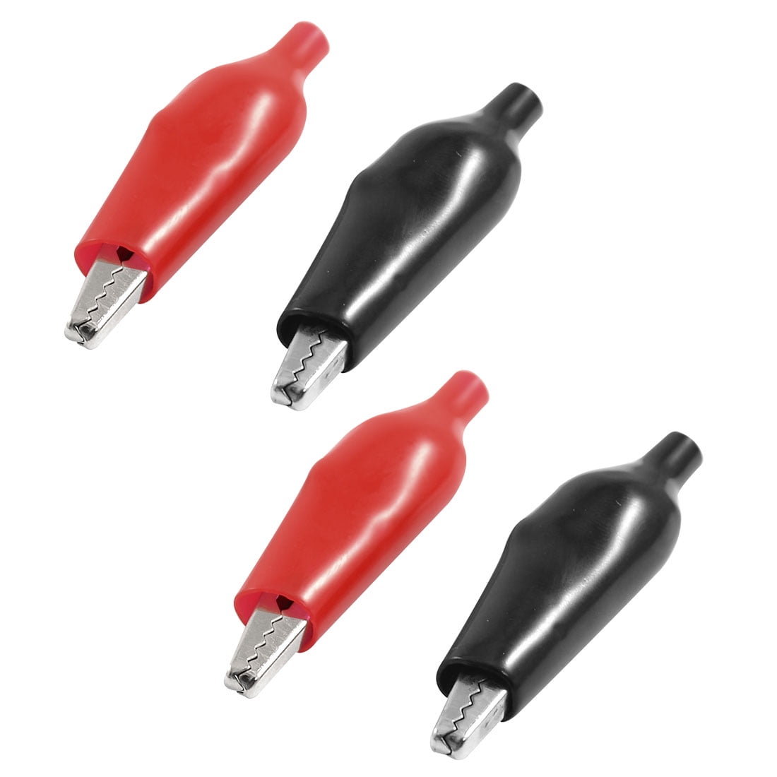 Unique Bargains 4 x Insulating Insulating Metal Alligator Clips Clamps ...