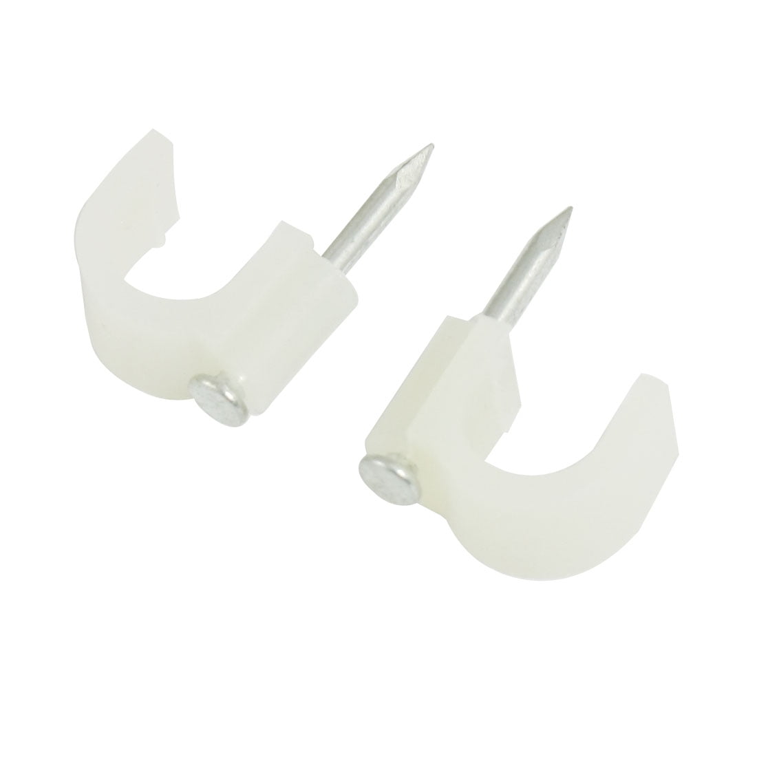 Unique Bargains 40 Pcs 9mm Dia round Cable Wire Fastener Circle Clips w ...