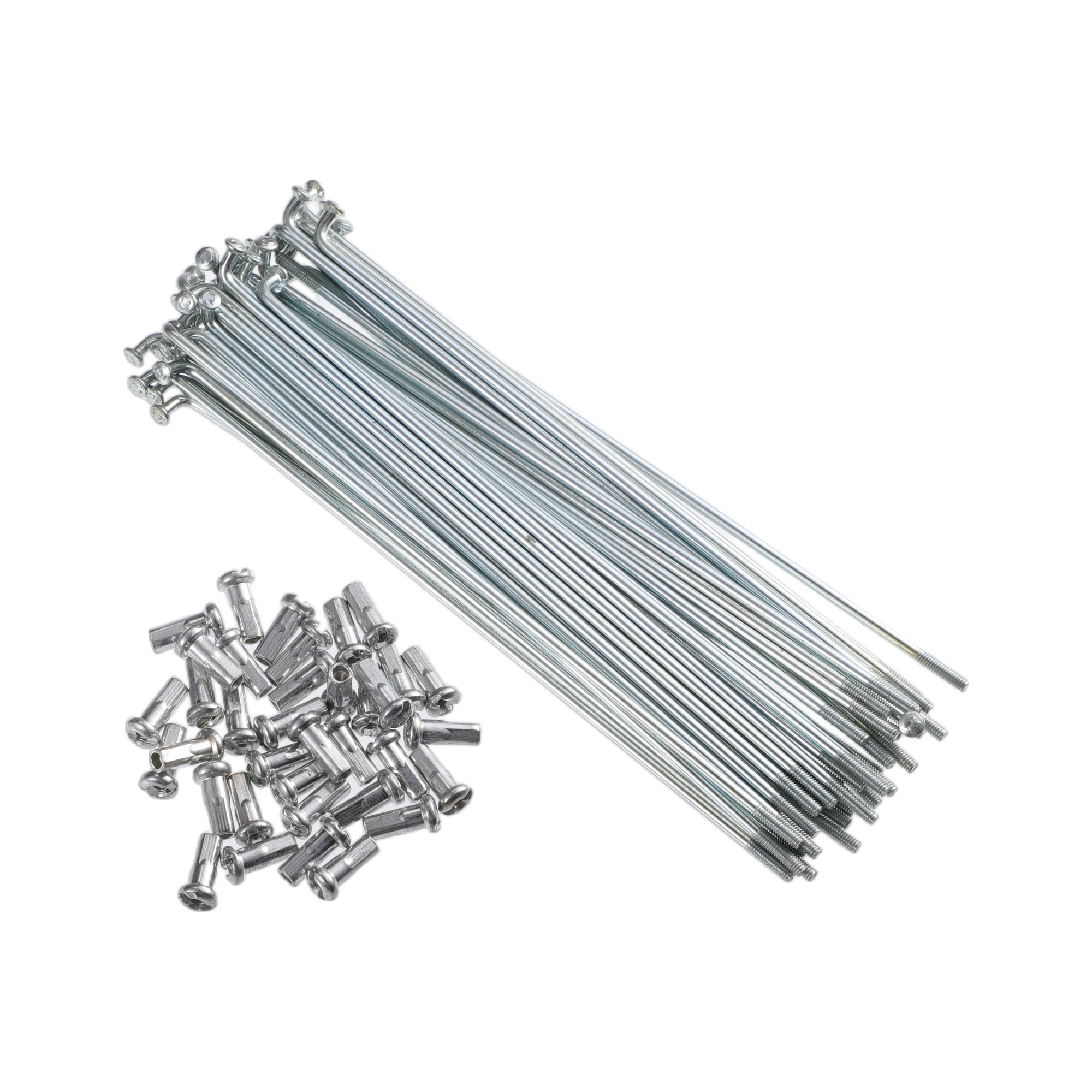 Unique Bargains 40 Pcs Bike Galvanized Spokes 13G Bike Spoke 138mm ...