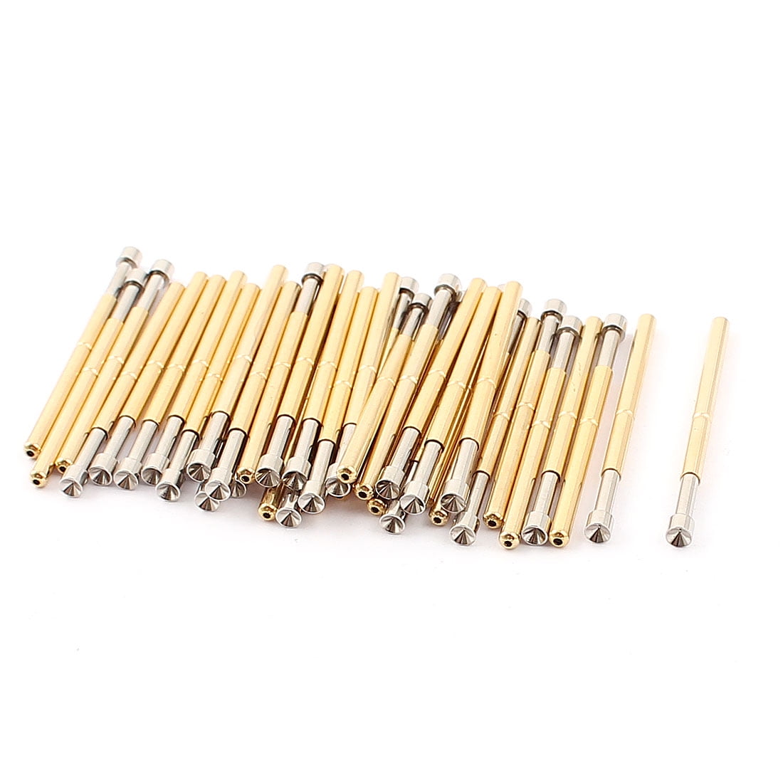 Unique Bargains 40 Pcs P125A 2.5mm Dia Concave Tip Spring Test Probes ...