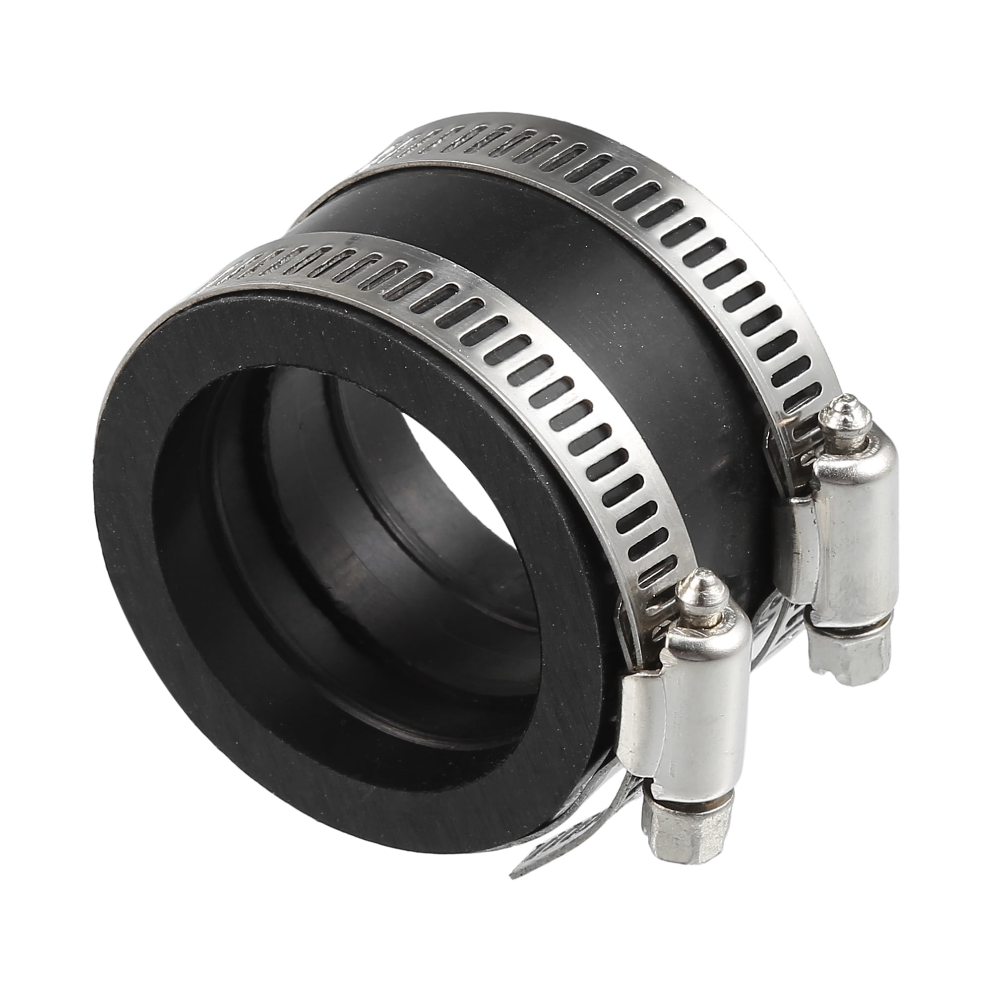 Unique Bargains 40mm ID Black Carburetor Adapter Inlet Intake Pipe ...