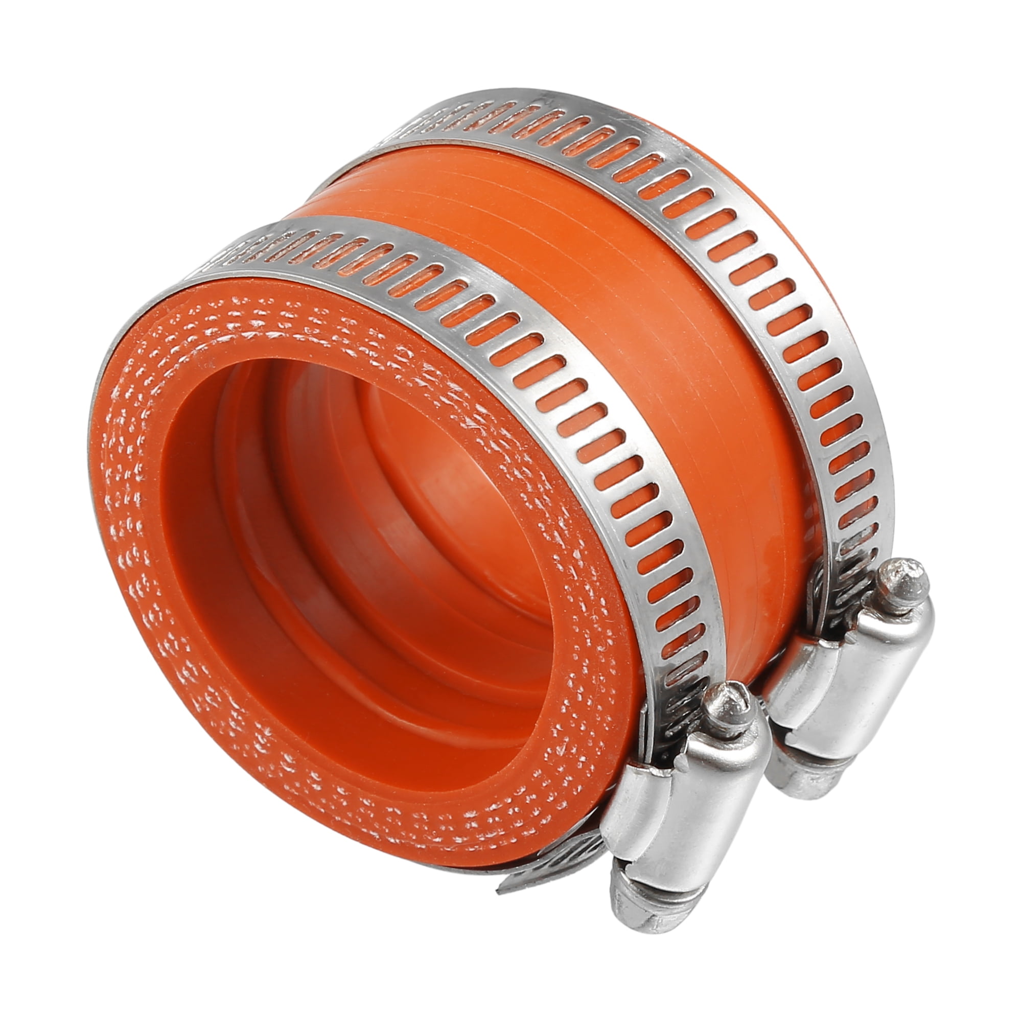 Unique Bargains 40mm ID Orange Carburetor Adapter Inlet Intake Pipe ...