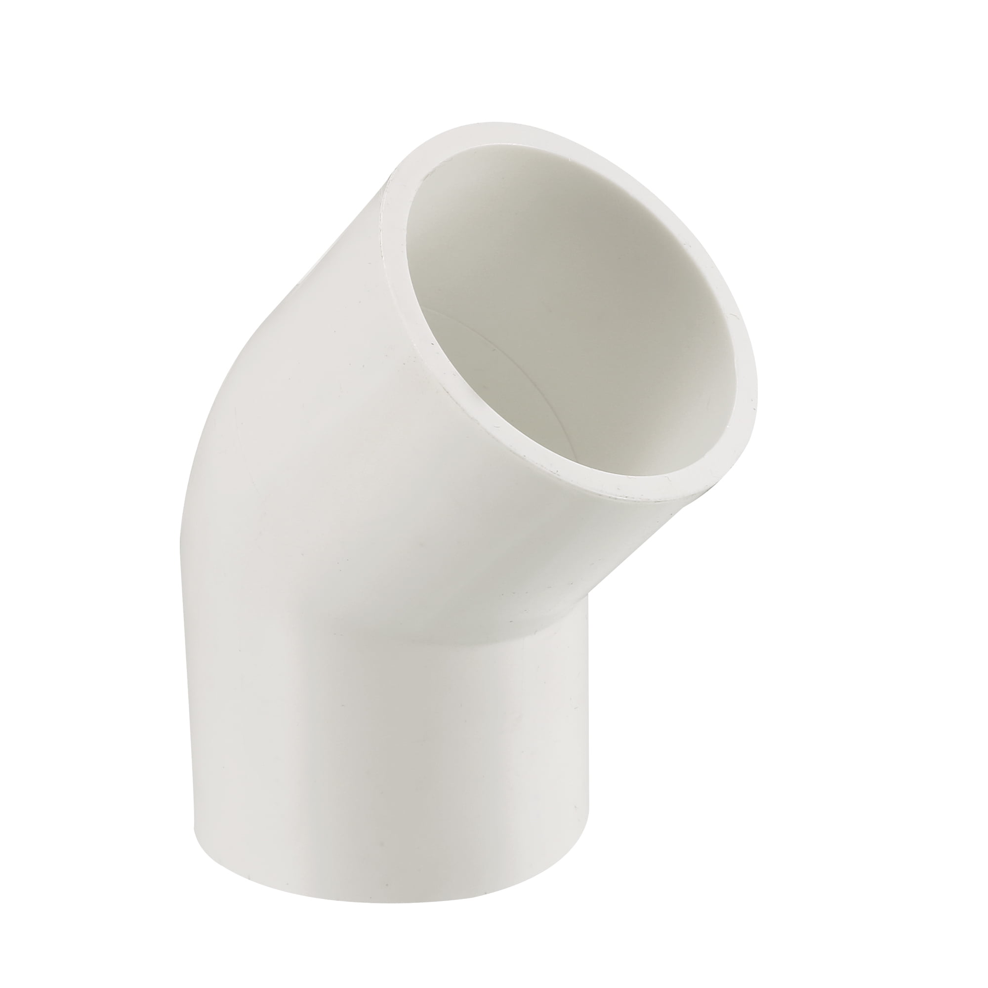 Unique Bargains 40mm Slip 45 Degree PVC Pipe Fitting Elbow Coupling ...