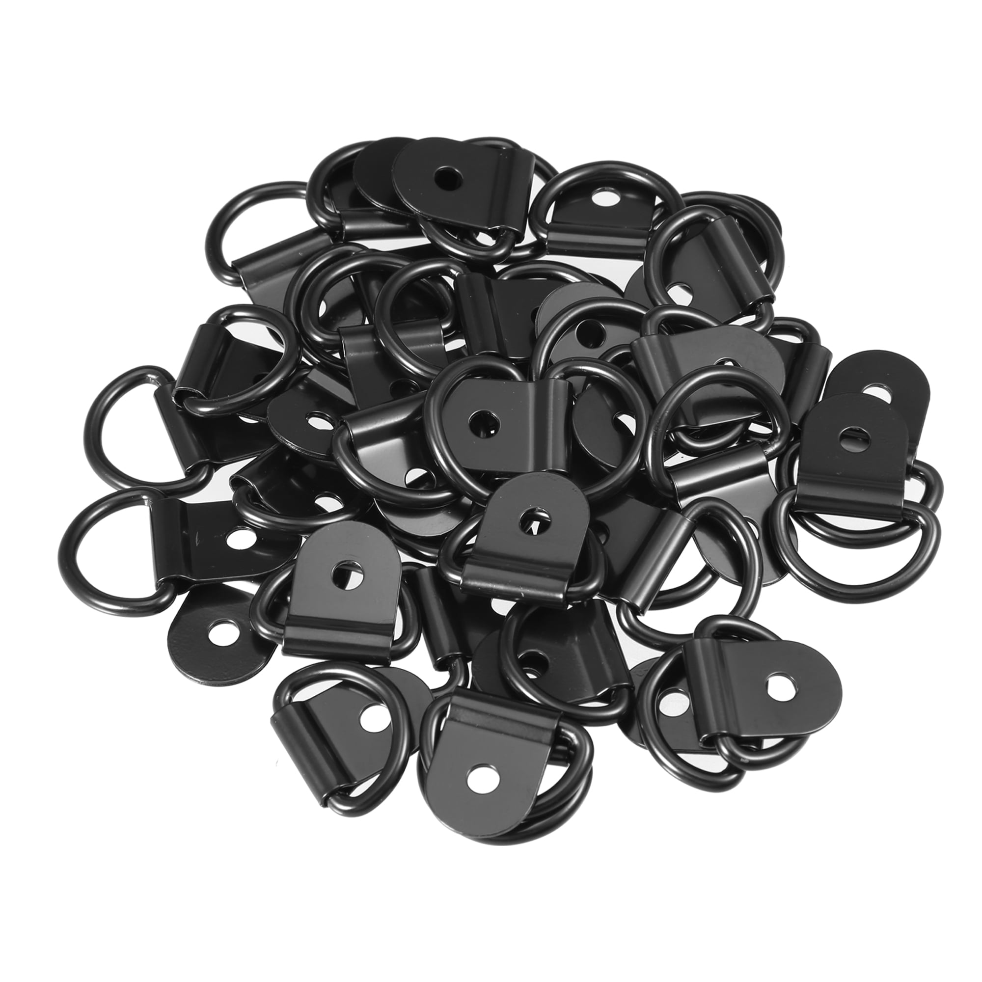 Unique Bargains 40pcs D Ring Tie Down Anchor 3mm Diameter D Rings Anchor Lashing Ring For