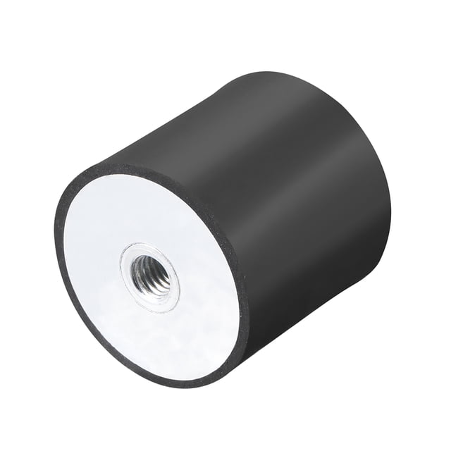 Unique Bargains 40x40mm Rubber Female M8 Thread Isolator Replaces Anti ...