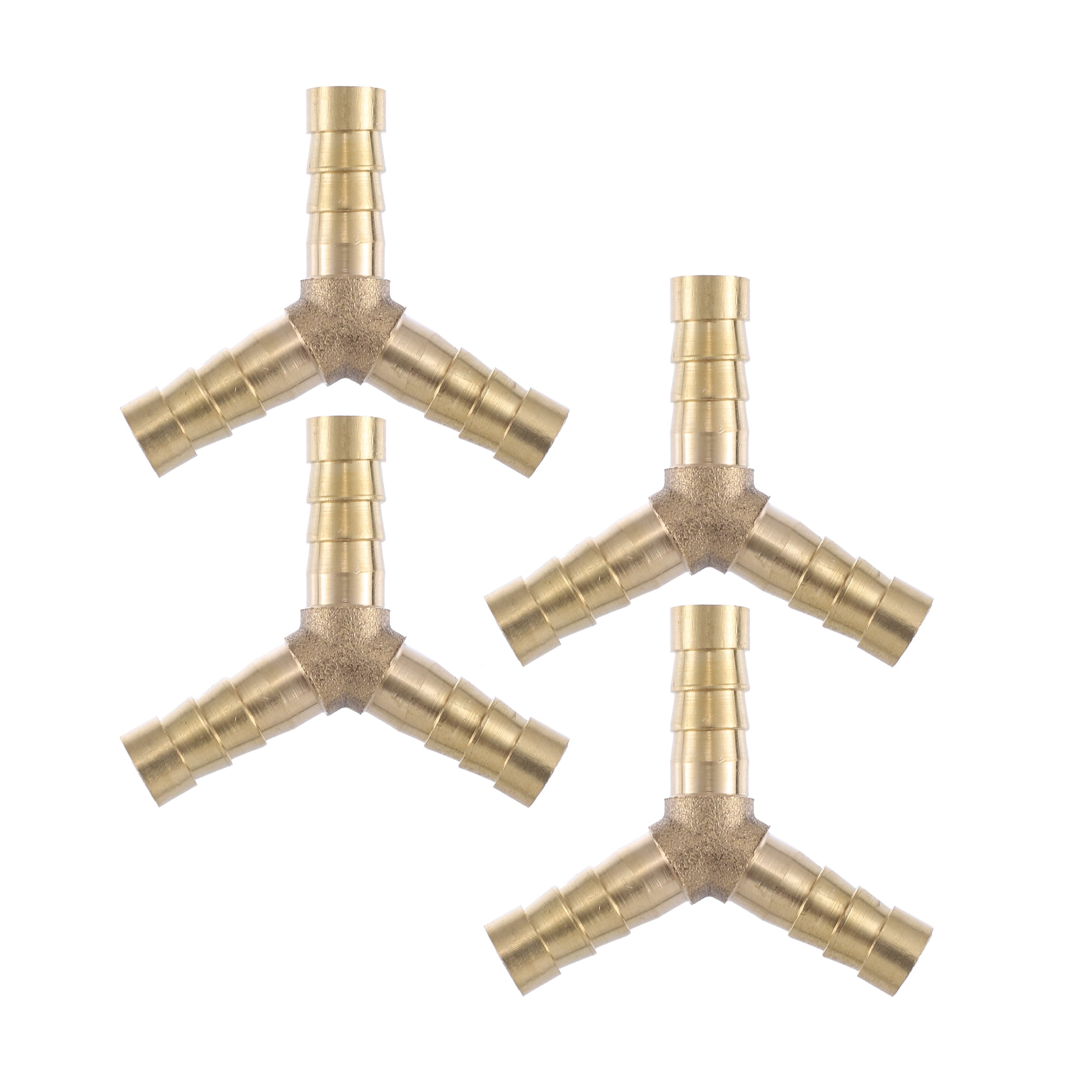 Unique Bargains 4Pcs 8mm Y Shaped Hose Barb Y Barbed Tube Pipe Fitting ...