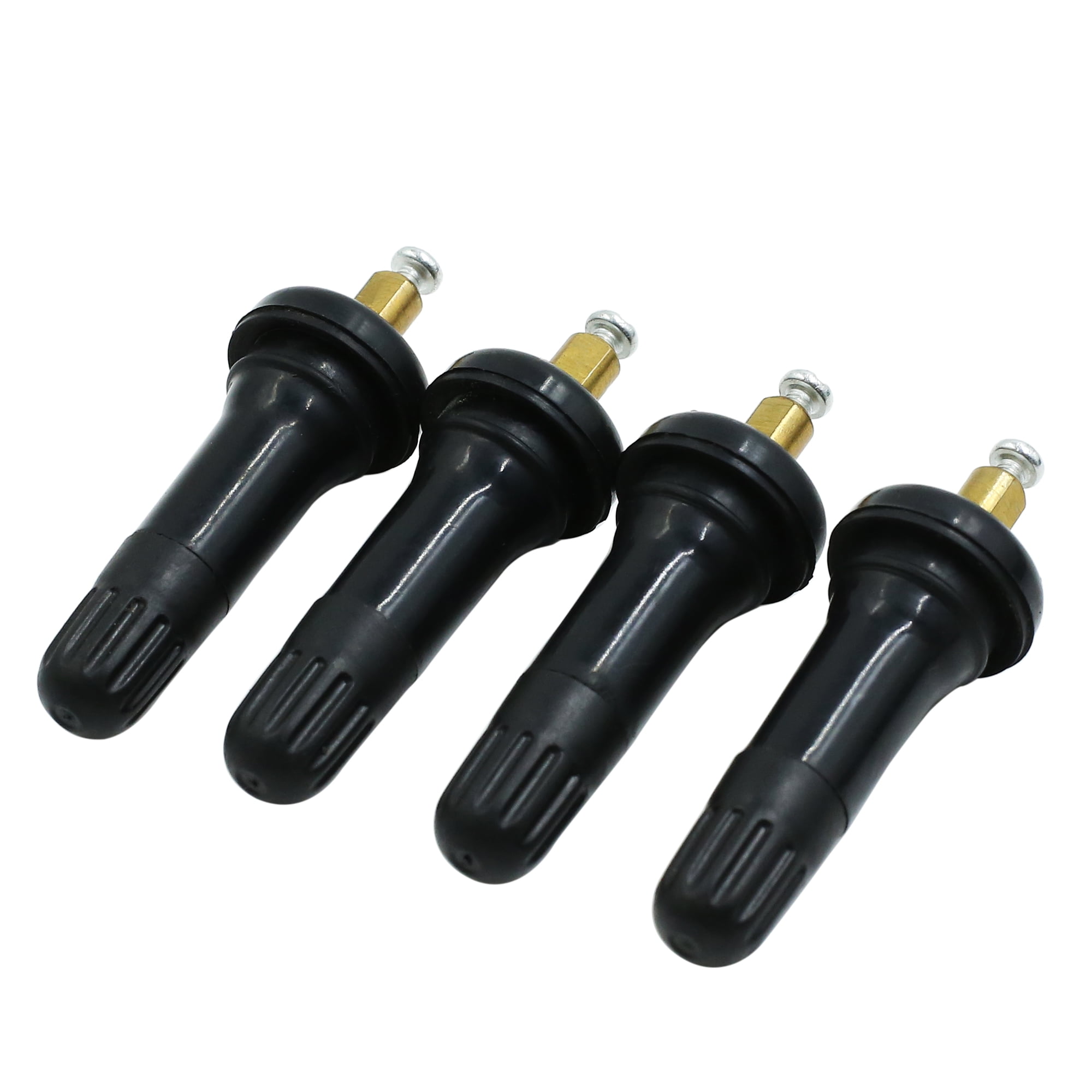 Unique Bargains 4Pcs Pressure Sensor Tubeless Tire Valves Caps Tyre ...