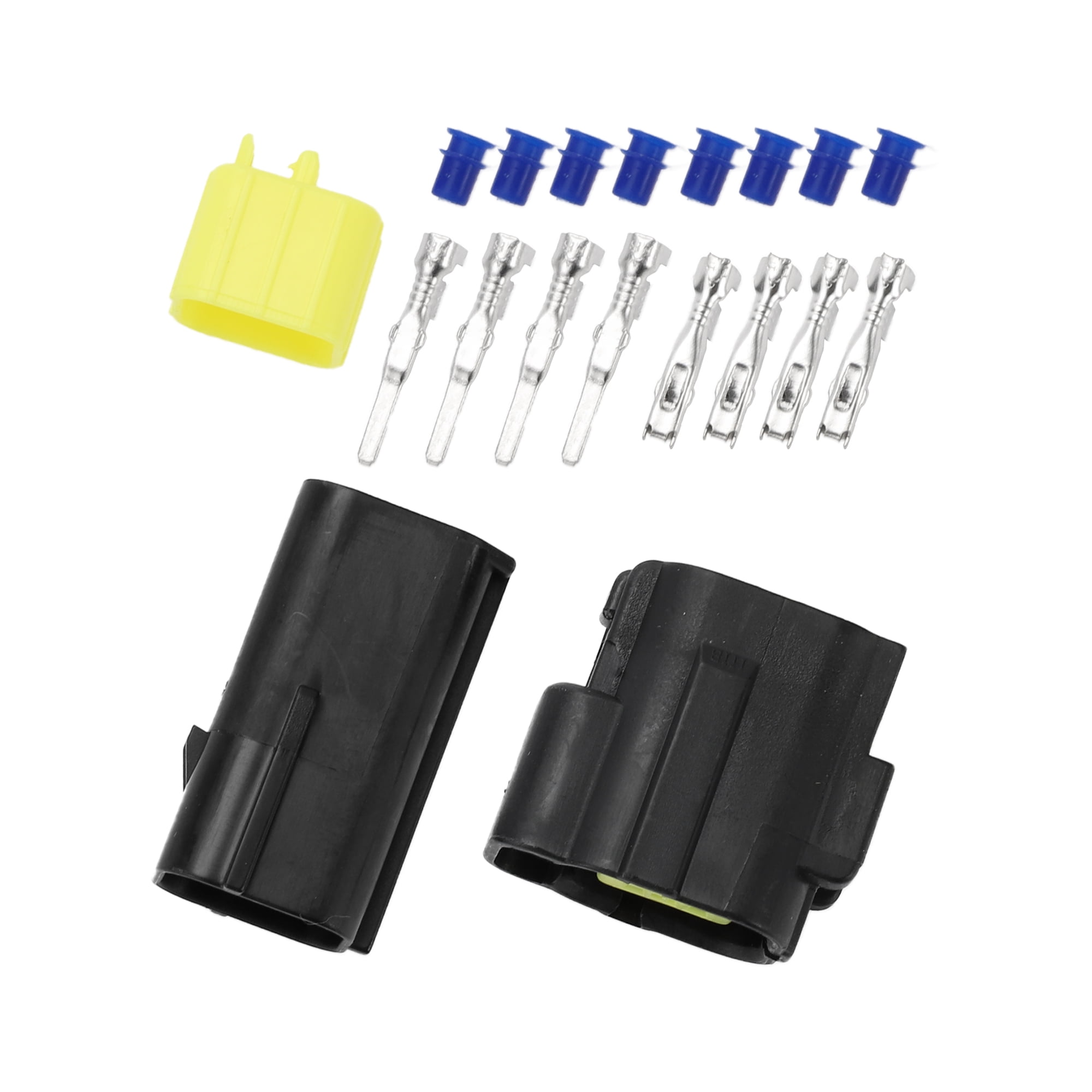 Unique Bargains 4Pin O2 Oxygen Sensor Socket Connector Plug Male Female ...