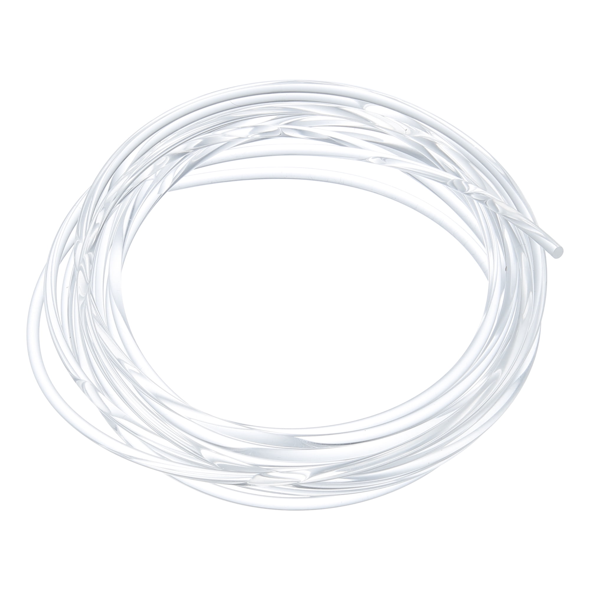 Unique Bargains 4mm 0.16" 5m 16.4ft Universal PMMA Plastic Optic Fiber ...