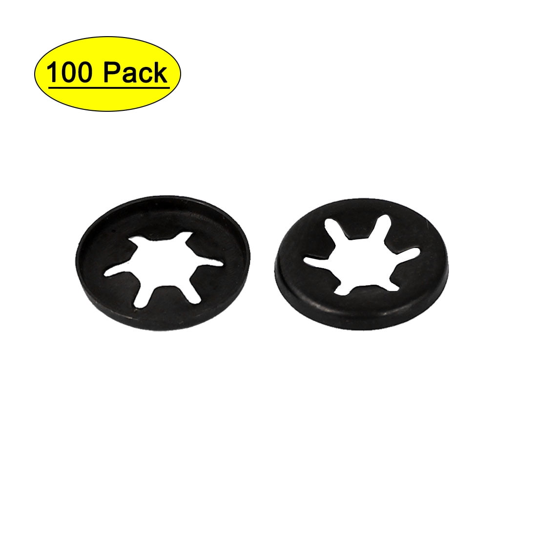 Unique Bargains 4mm x 11.4mm x 1.4mm Locking Washers Speed Clips ...