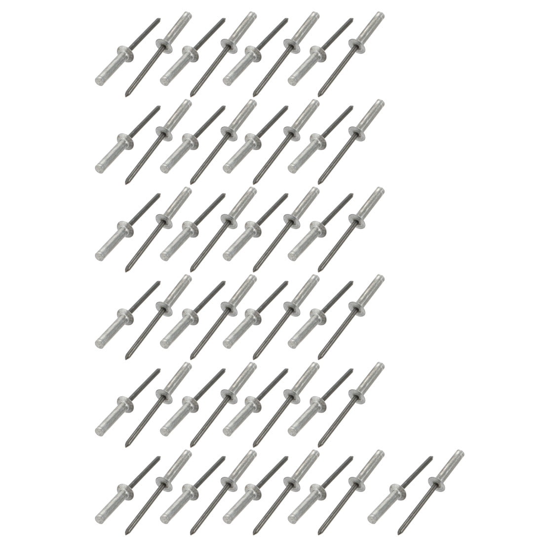 Unique Bargains 4mmx20mm Aluminum Countersunk Head Closed End Blind ...