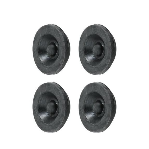 Unique Bargains 4pcs 1.46" Trailer Hub Dust Cap Rubber Grease Plug for ...