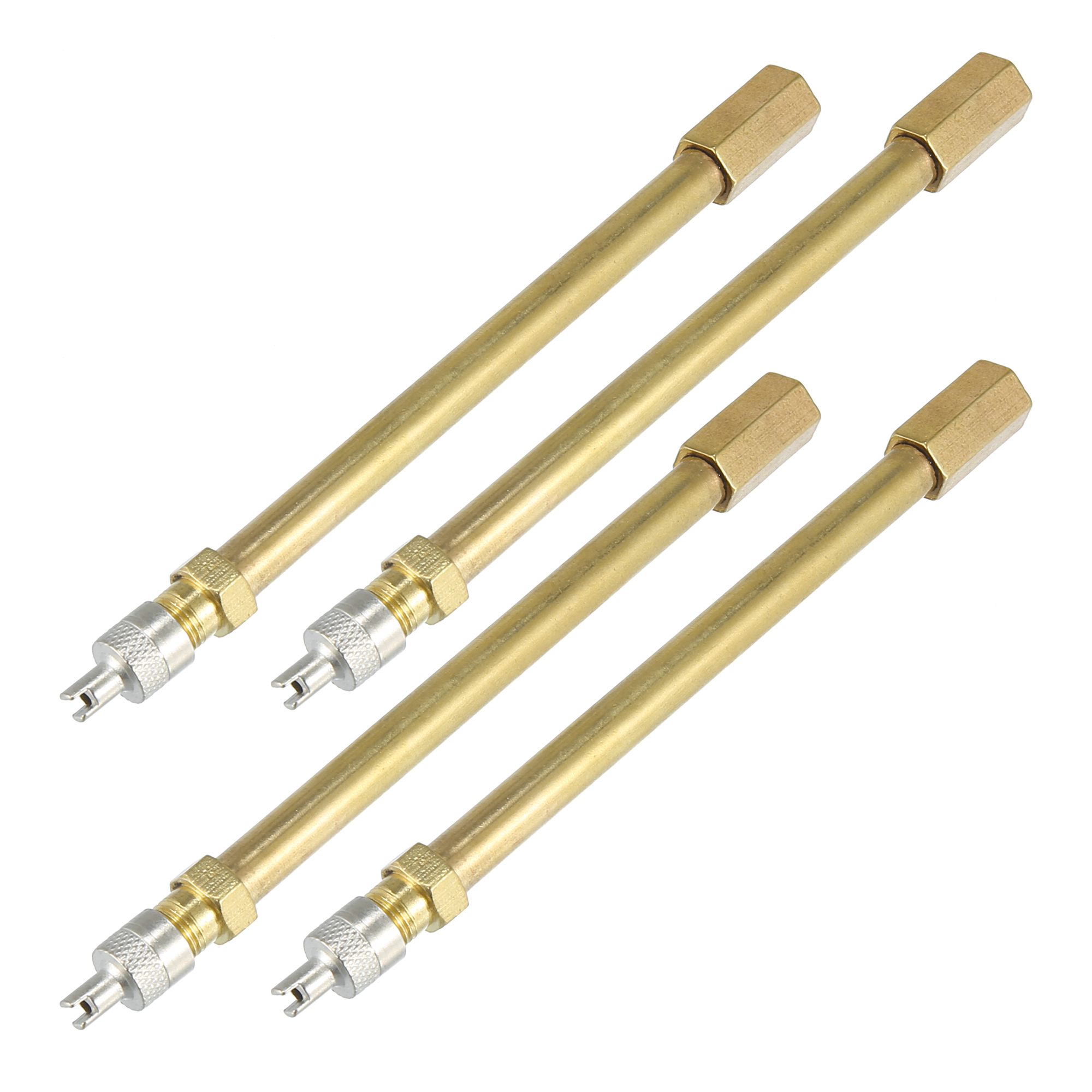 3PCS Tire Stem Extension Adapters 90 Degree Curved Tyre Inflating Mouth ...