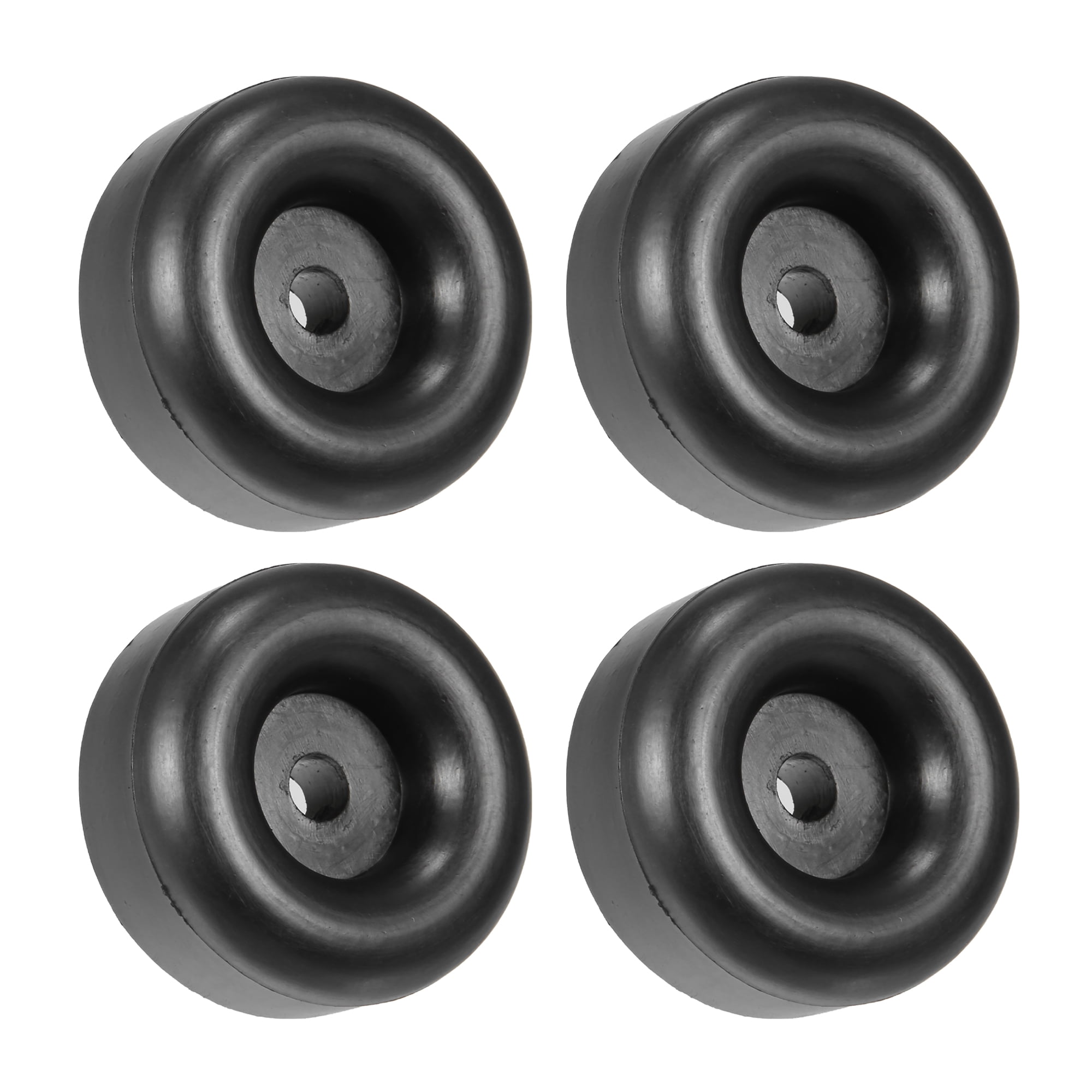 Unique Bargains 4pcs 2.5" Round Rubber Feet Bump Stops Guard ...