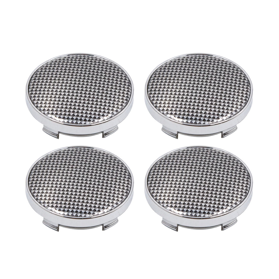 Unique Bargains 4pcs 60mm Diameter 5 Lugs Car Wheel Center Hub Caps w ...