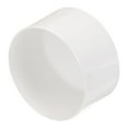 Unique Bargains 4pcs 70mm Round White Vinyl End Cap Screw Thread ...