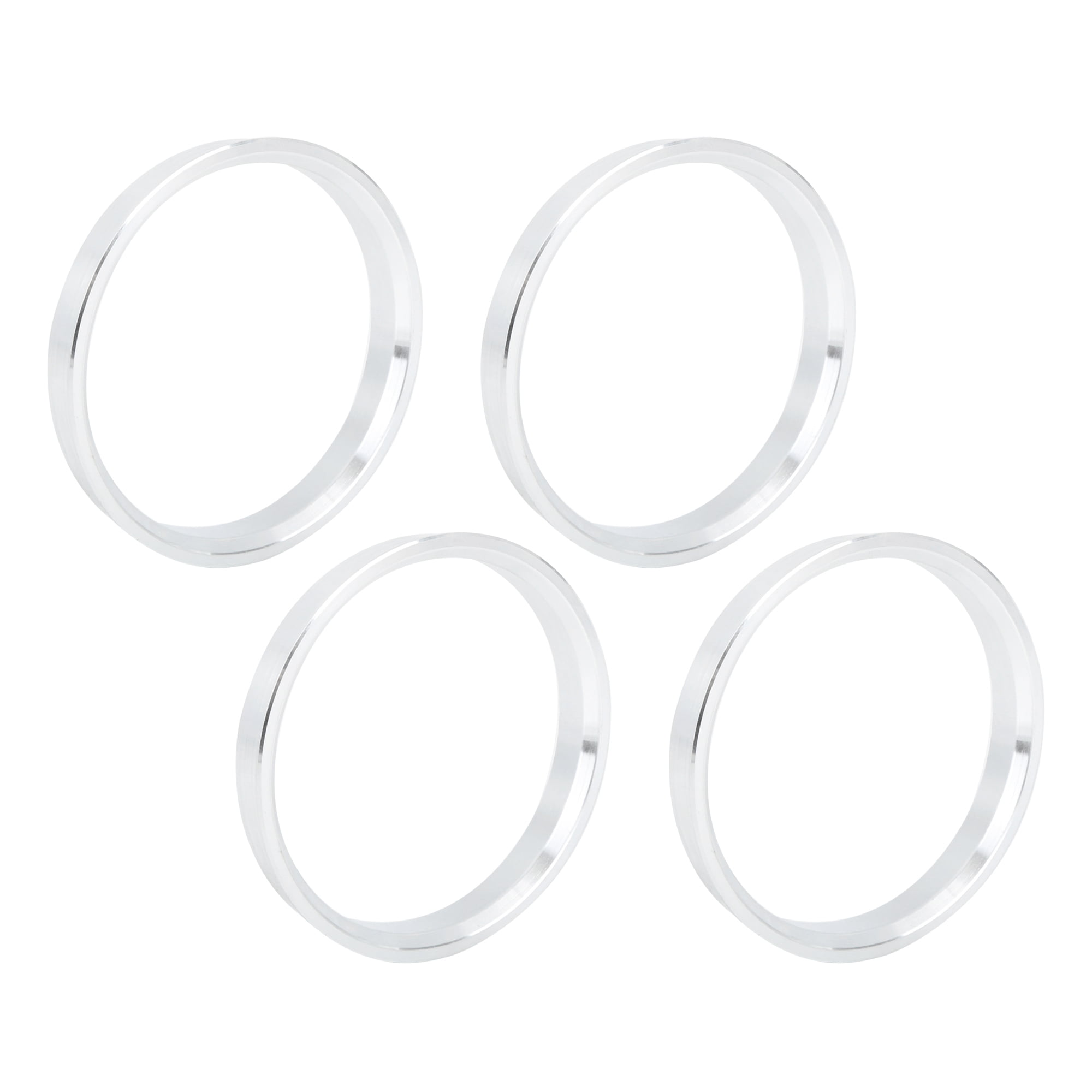 Unique Bargains 4pcs 73.1 mm to 66.6 mm Aluminium Alloy Car Hub Centric ...