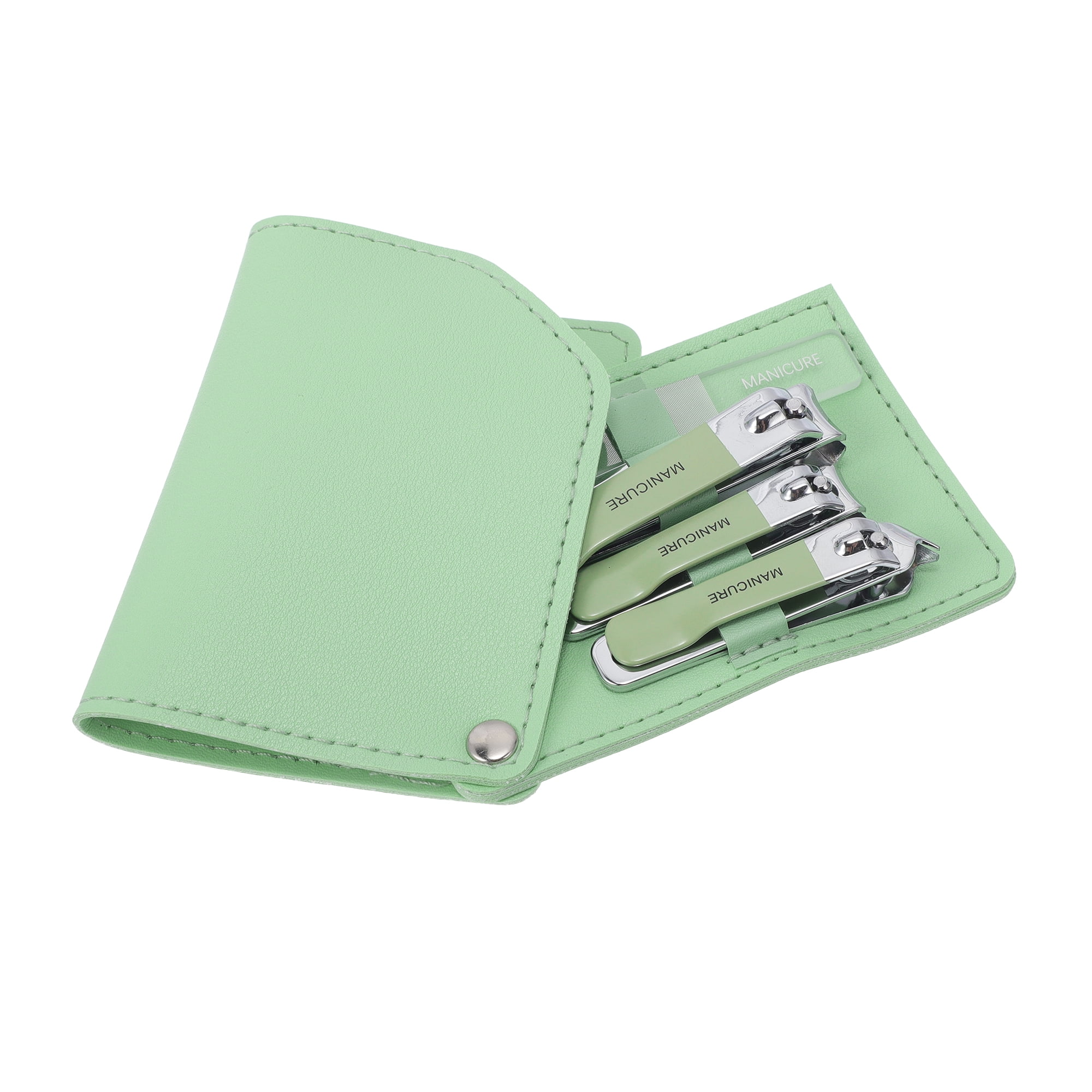 Unique Bargains 4pcs Exquisite Stainless Steel Nail Clippers Set Light ...