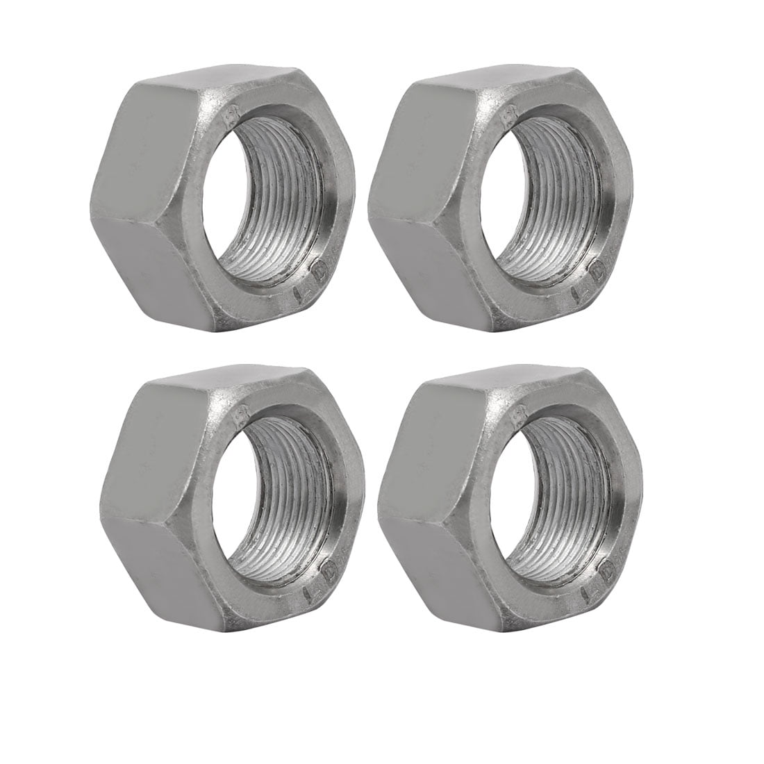Unique Bargains 4pcs M24 x 1.5mm Pitch Metric Fine Thread Carbon Steel ...