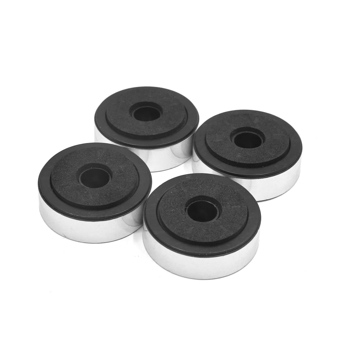 Unique Bargains 4pcs Silver Tone Plastic CD Player Speaker Amplifier ...