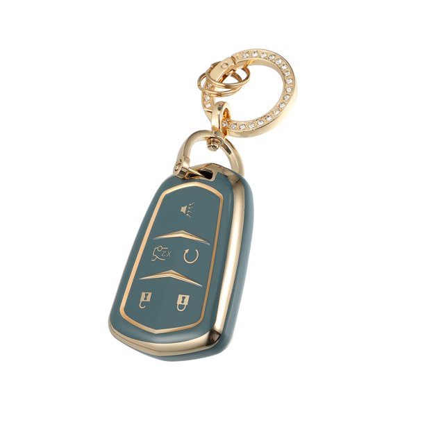 Unique Bargains 5 Button TPU Smart Keyless Entry Remote Control Key Fob ...