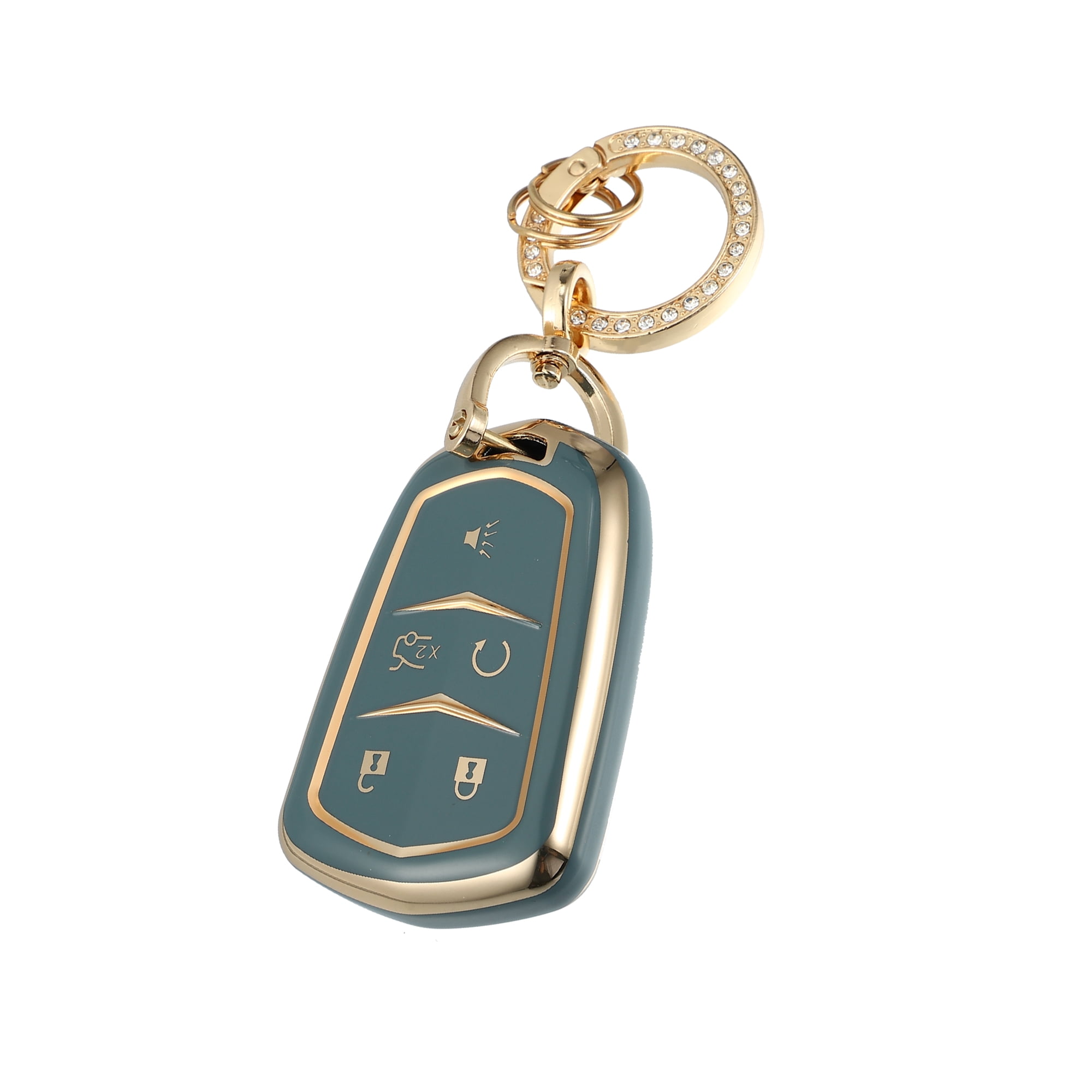 Unique Bargains 5 Button TPU for Smart Keyless Entry Remote Control Key ...