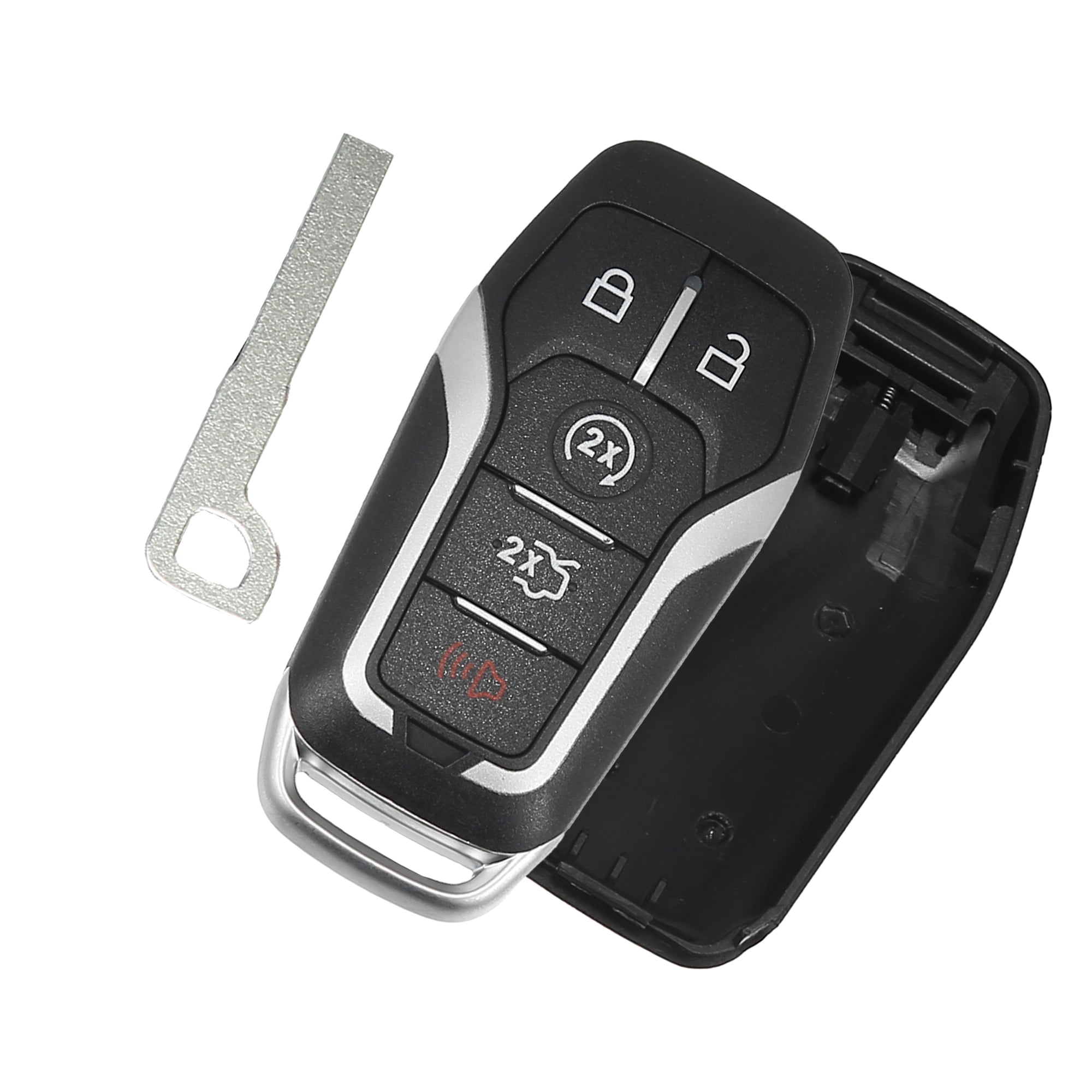 Unique Bargains 5 Button Smart Key Fob Keyless Entry Remote Key Shell ...
