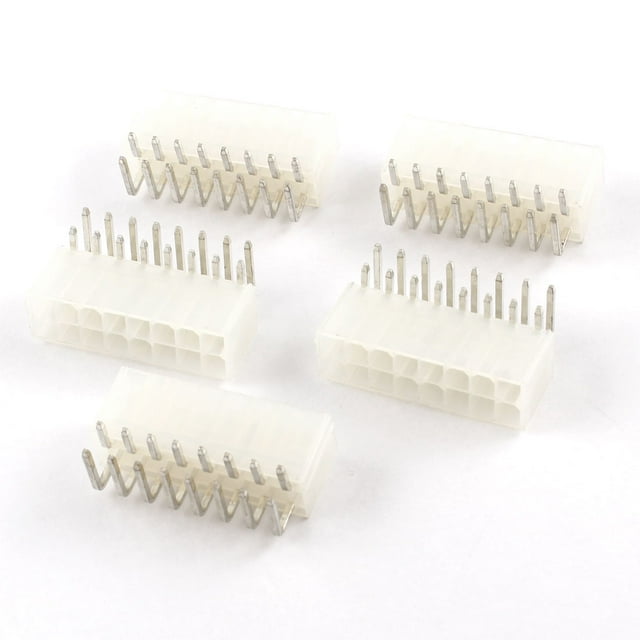 Unique Bargains 5 Pcs 16 Pin 90 Degree Terminal Power Supply PCB ATX ...