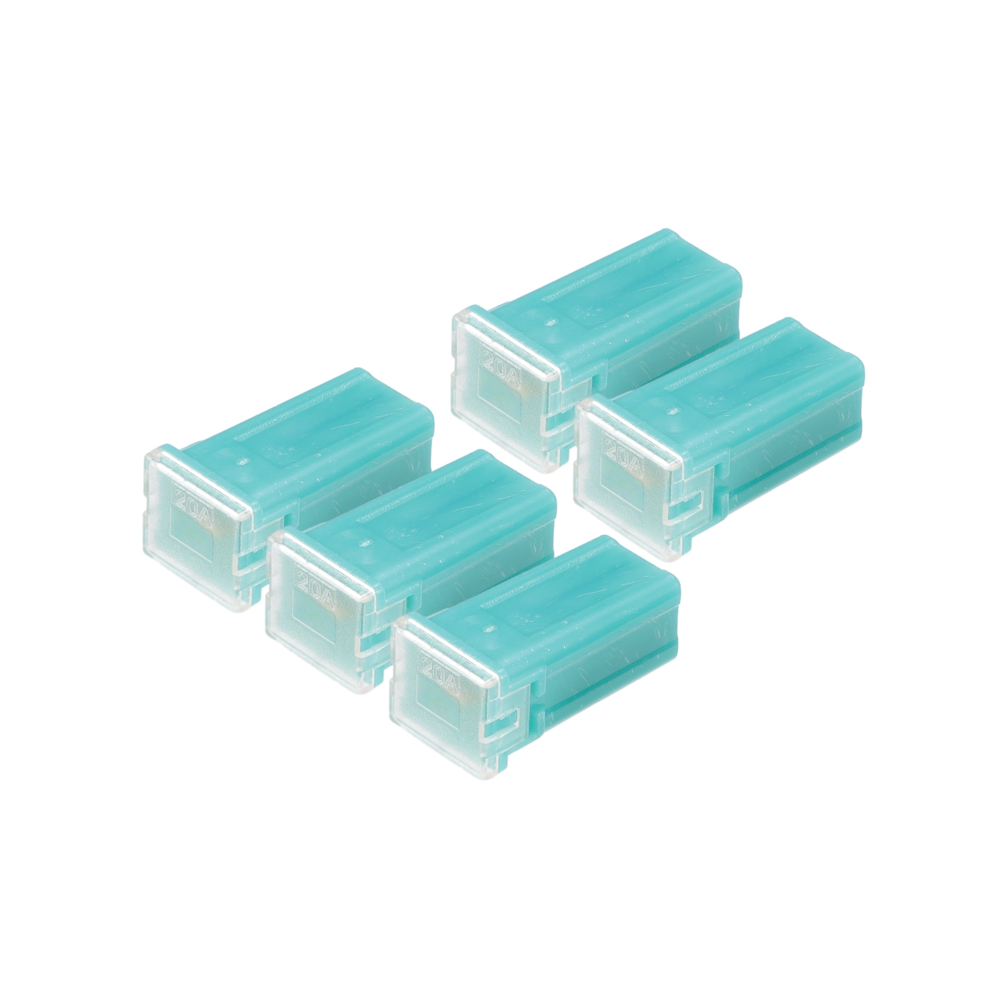 Unique Bargains 5 Pcs 20A Micro Cartridge Fuses Engine Inner FMM M-Case ...