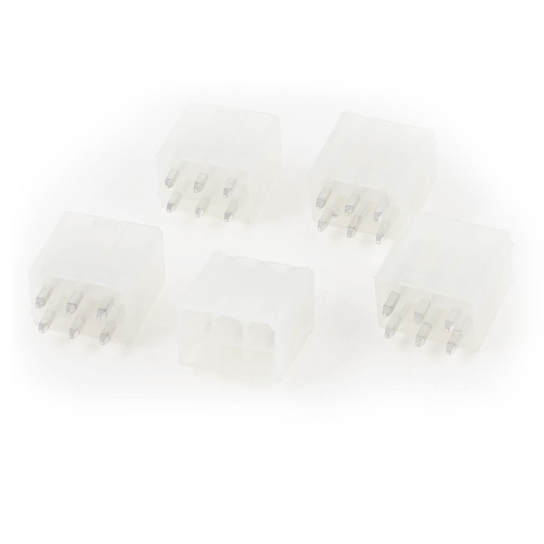 Unique Bargains 5 Pcs 6 Pin Straight Terminal PC Power Supply ATX Plug ...