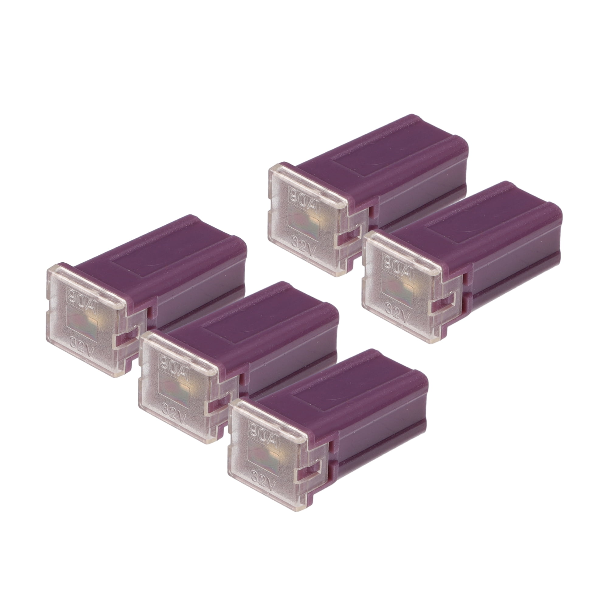 Unique Bargains 5 Pcs 90A Micro Cartridge Fuses Engine Inner FMM M-Case ...