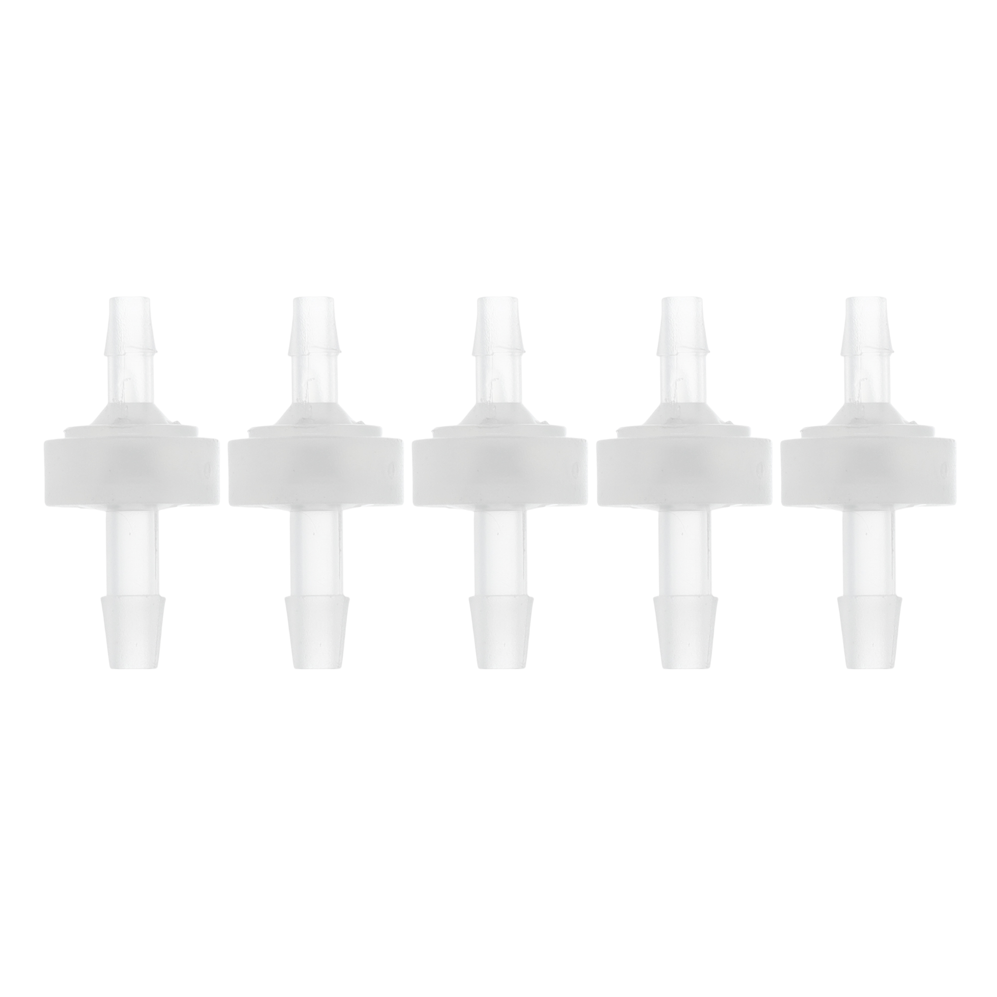 Unique Bargains 5 Pcs Aquarium Plastic Hose Barb Fitting 9/64" to 5/32 ...