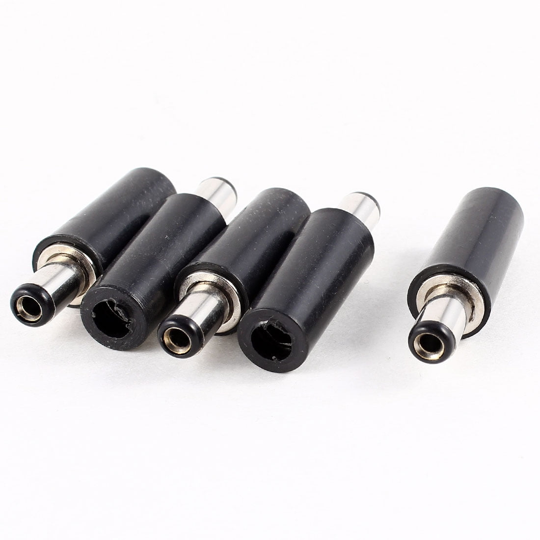 Unique Bargains 5 Pcs DC Cable Jack Power Supply Male Connector 5.5x2 ...