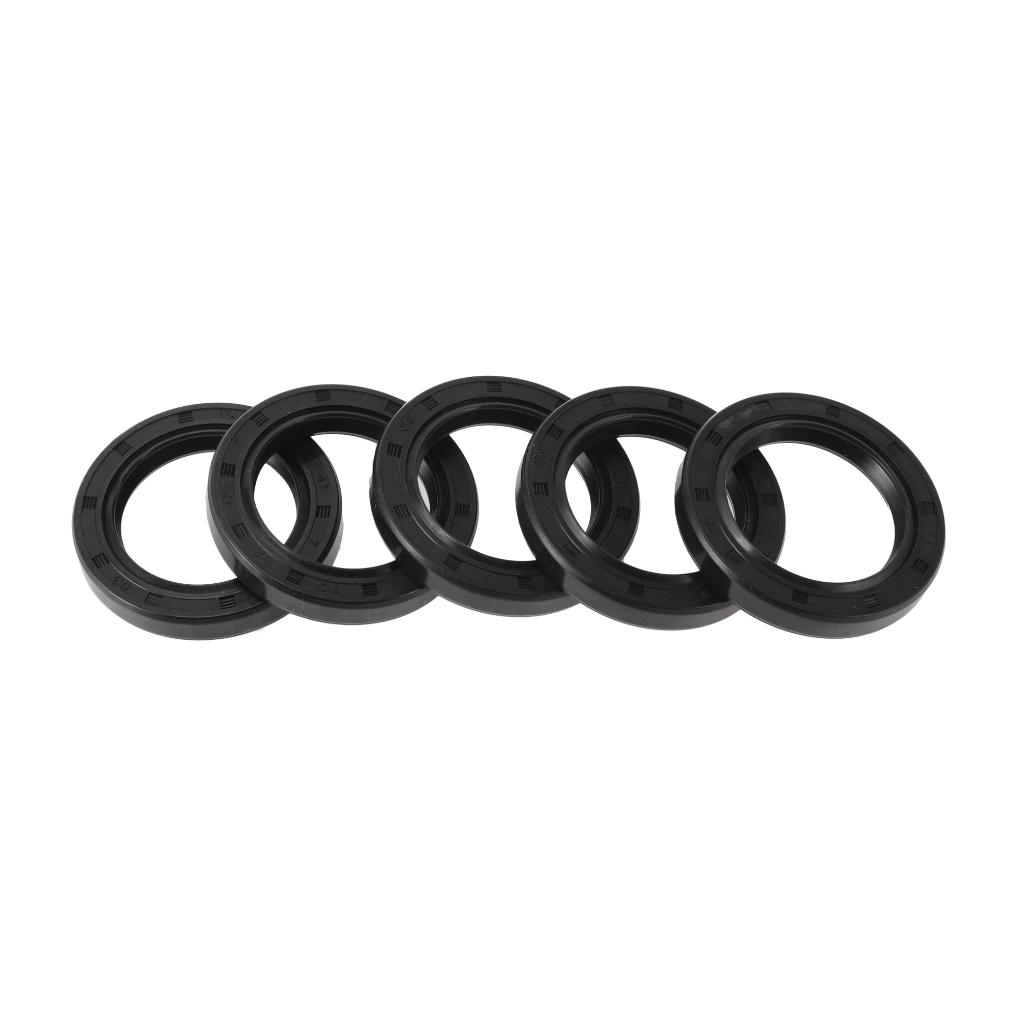 Unique Bargains 5 Pcs Rotary Shaft Seal High Pressure Oil Seal ...