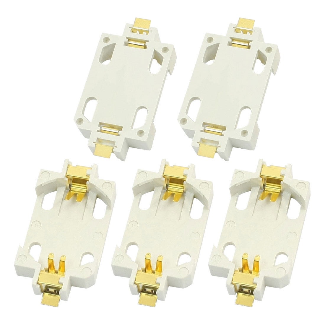 Unique Bargains 5 Pcs White Surface Mount Surface Mount Device CR2032 ...